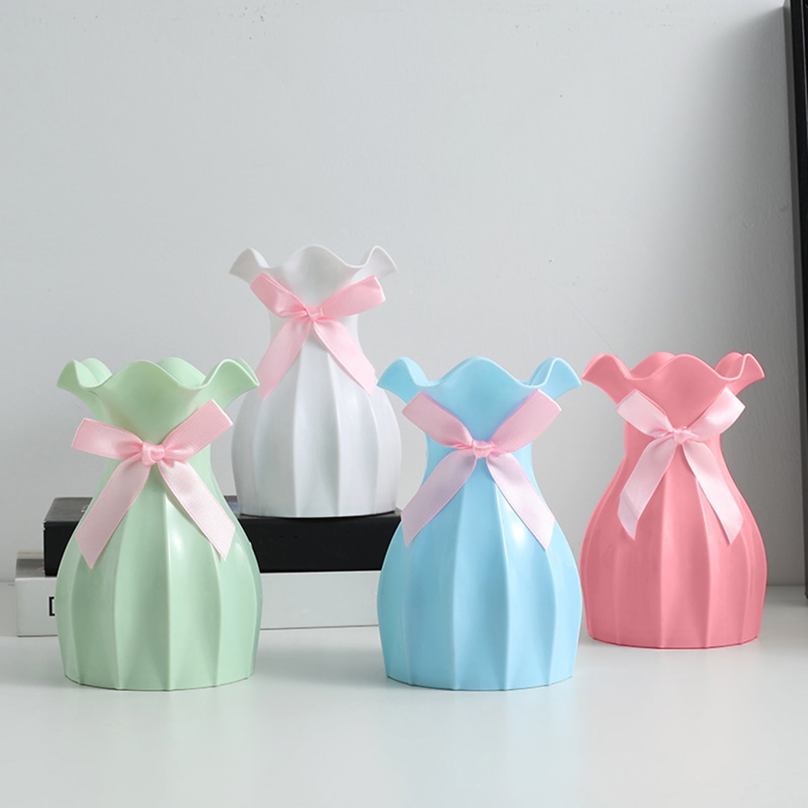 Oiur Flower Vase Simple Style High Strength Shatterproof Simulation ...