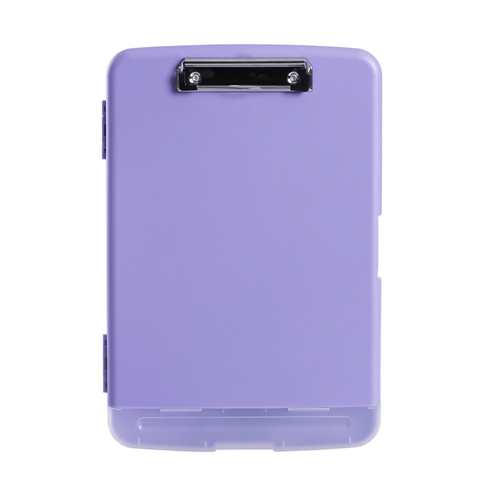 Oiur Heavy Duty Clipboard with Storage And Pen Holder Black Enclosed ...