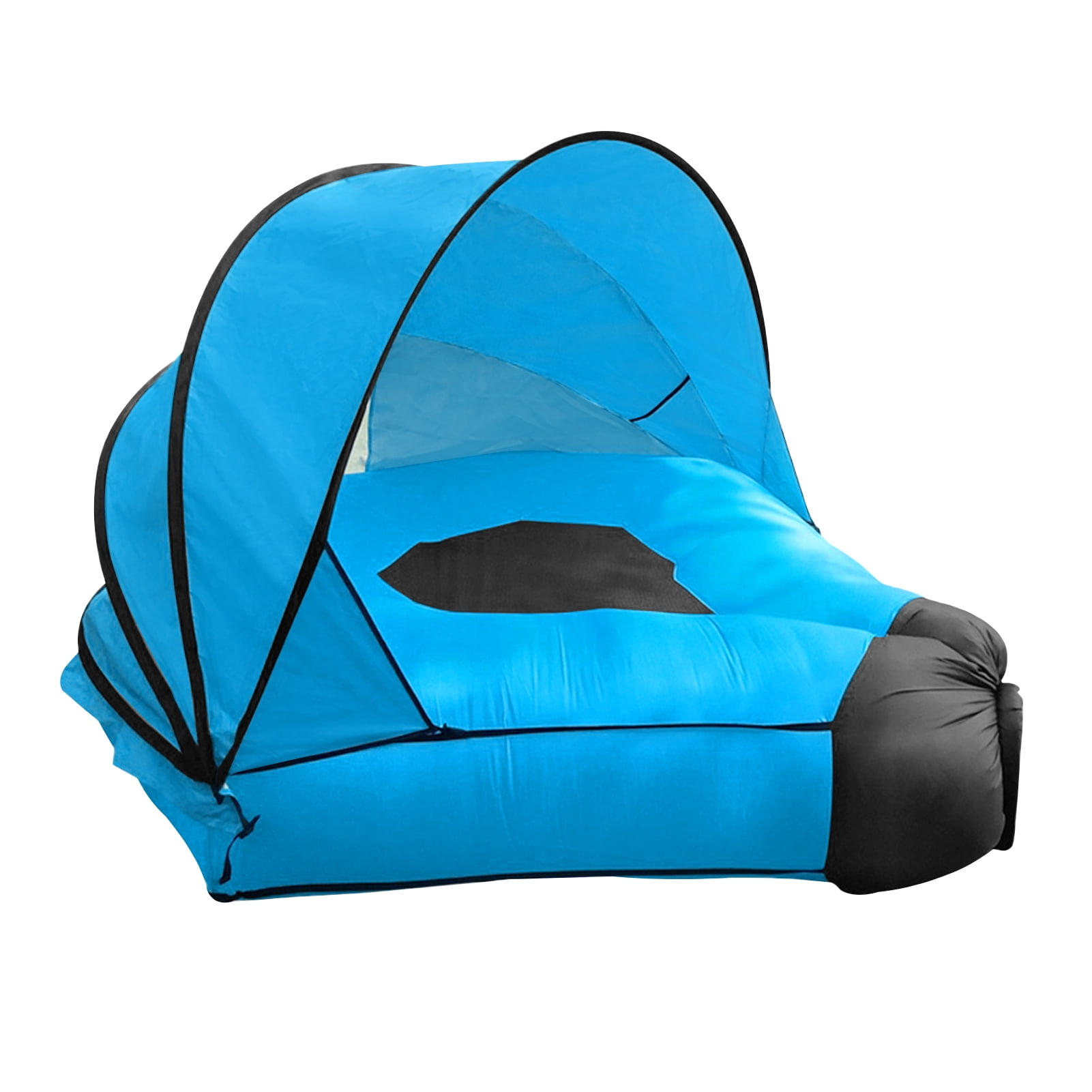 Oiur Inflatable Sofa with Canopy,Canopy Island Inflatable Lawn Bed ...