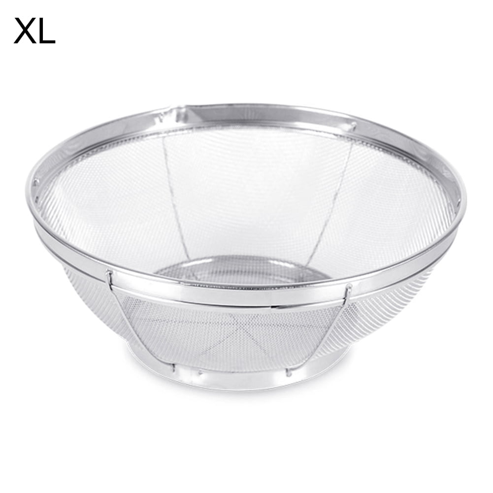Oiur Stainless Steel Colander, Kitchen Food Strainer, Cooking Sifter ...