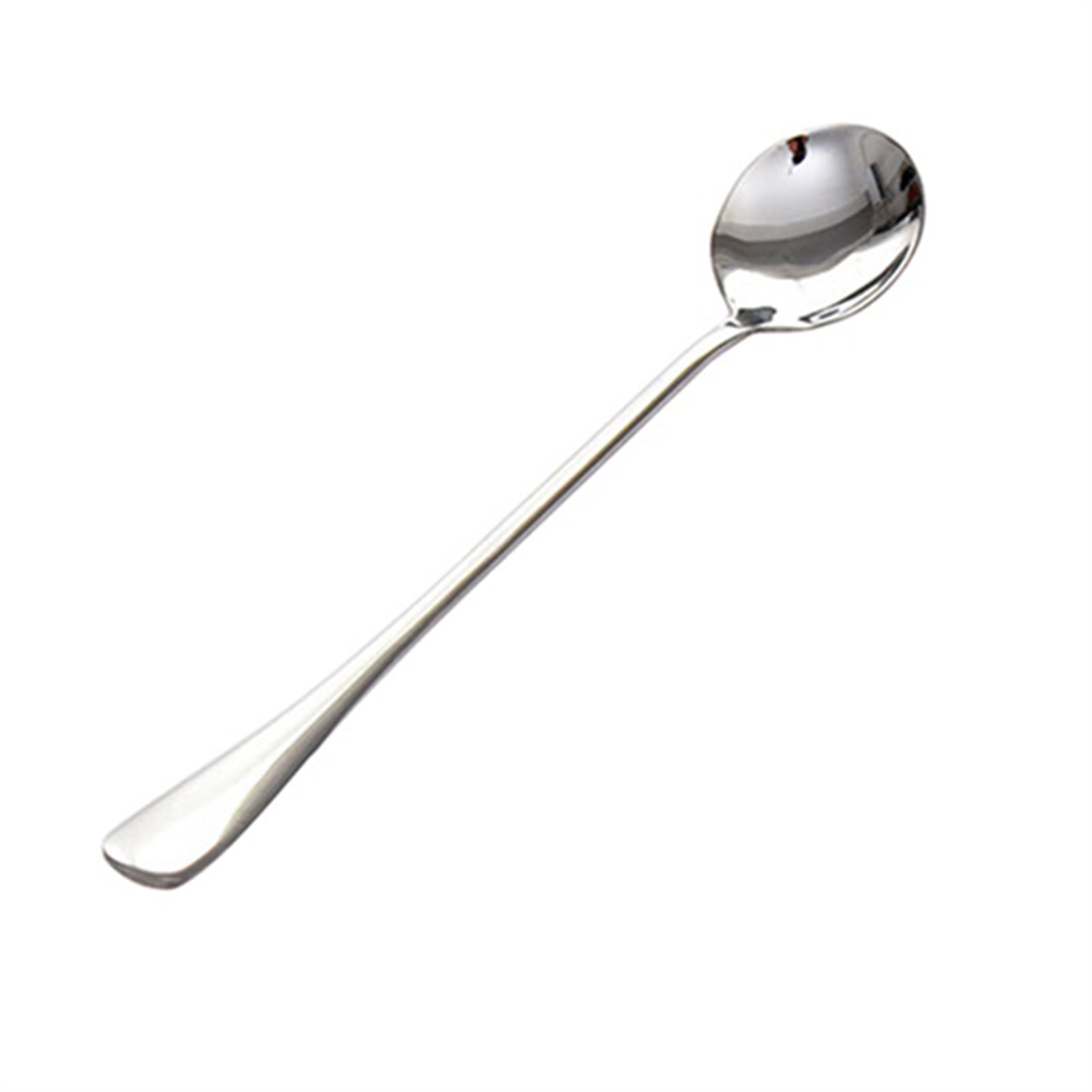 Oiur Long Handle Stainless Steel Tea Coffee Spoon Cocktail Ice Cream ...
