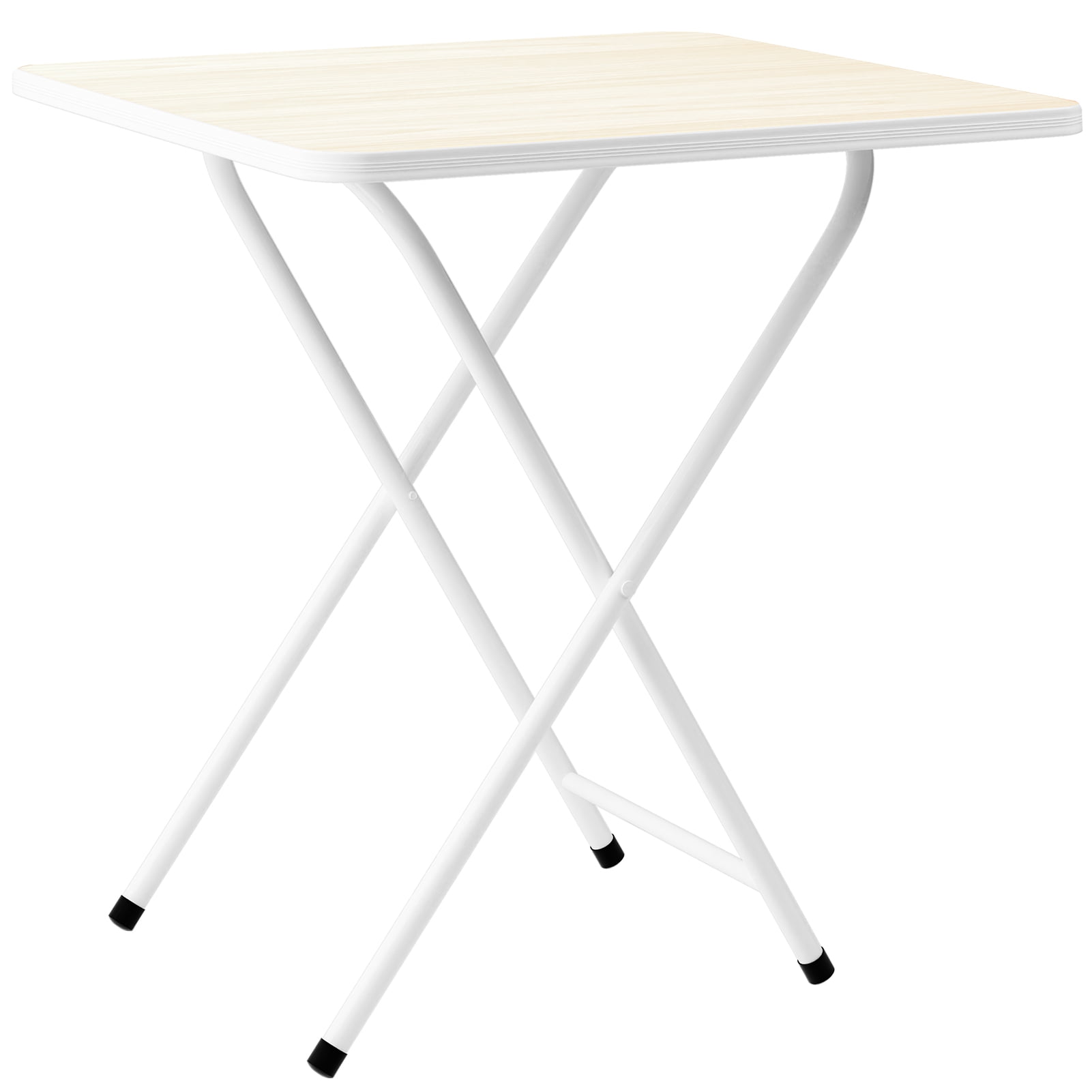 Oiur Outdoor Folding Table,Stainless Steel Legs,TV Dinner Folding Table ...