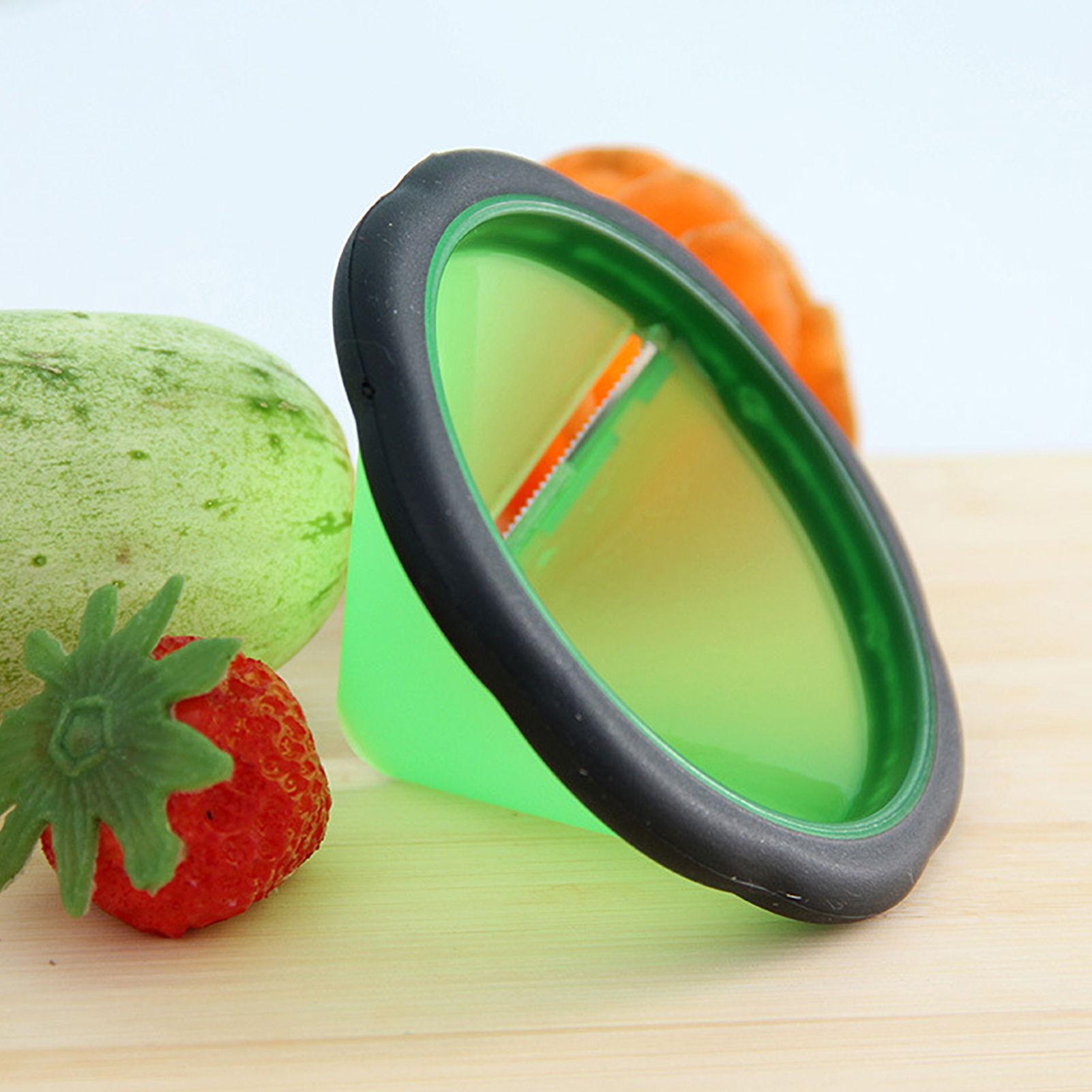 Oiur Spiral Fruit Slicer Funnel Design Reusable Sharp Toothed Cutter ...