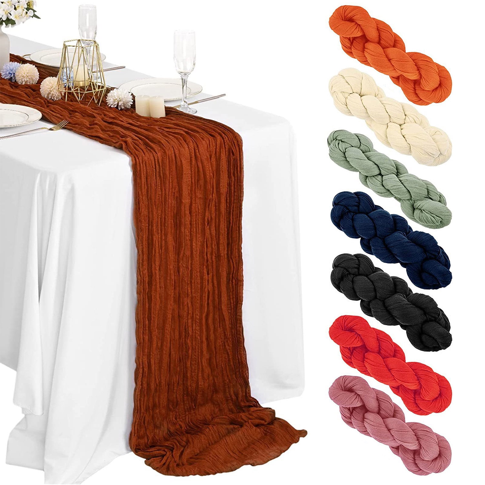 Oiur Table Runner Protective Tablecloth Eco-friendly Dirt-resistant ...