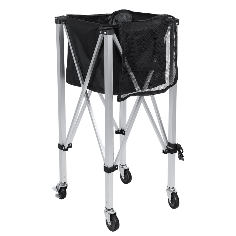 Oiur Tennis Ball Cart,Foldable Tennis Ball Cart with Wheels,Portable ...