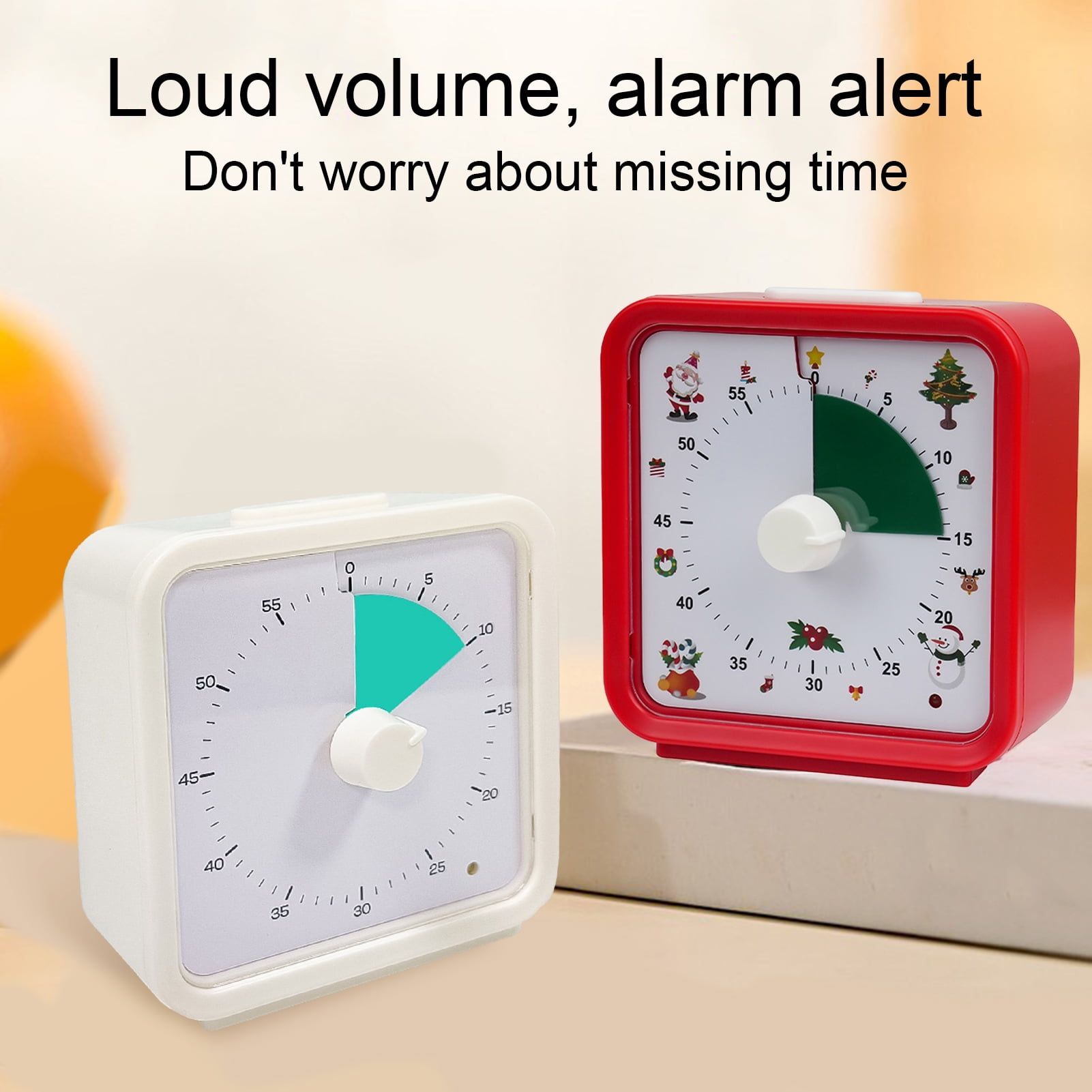 Oiur Visual Kitchen Timer for Children Magnetic Countdown Timer for ...
