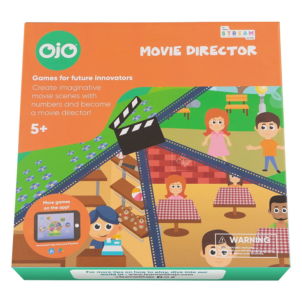 OjO Movie Director Math Board Game for Kids - STEM Learning Toy (Age 5 ...