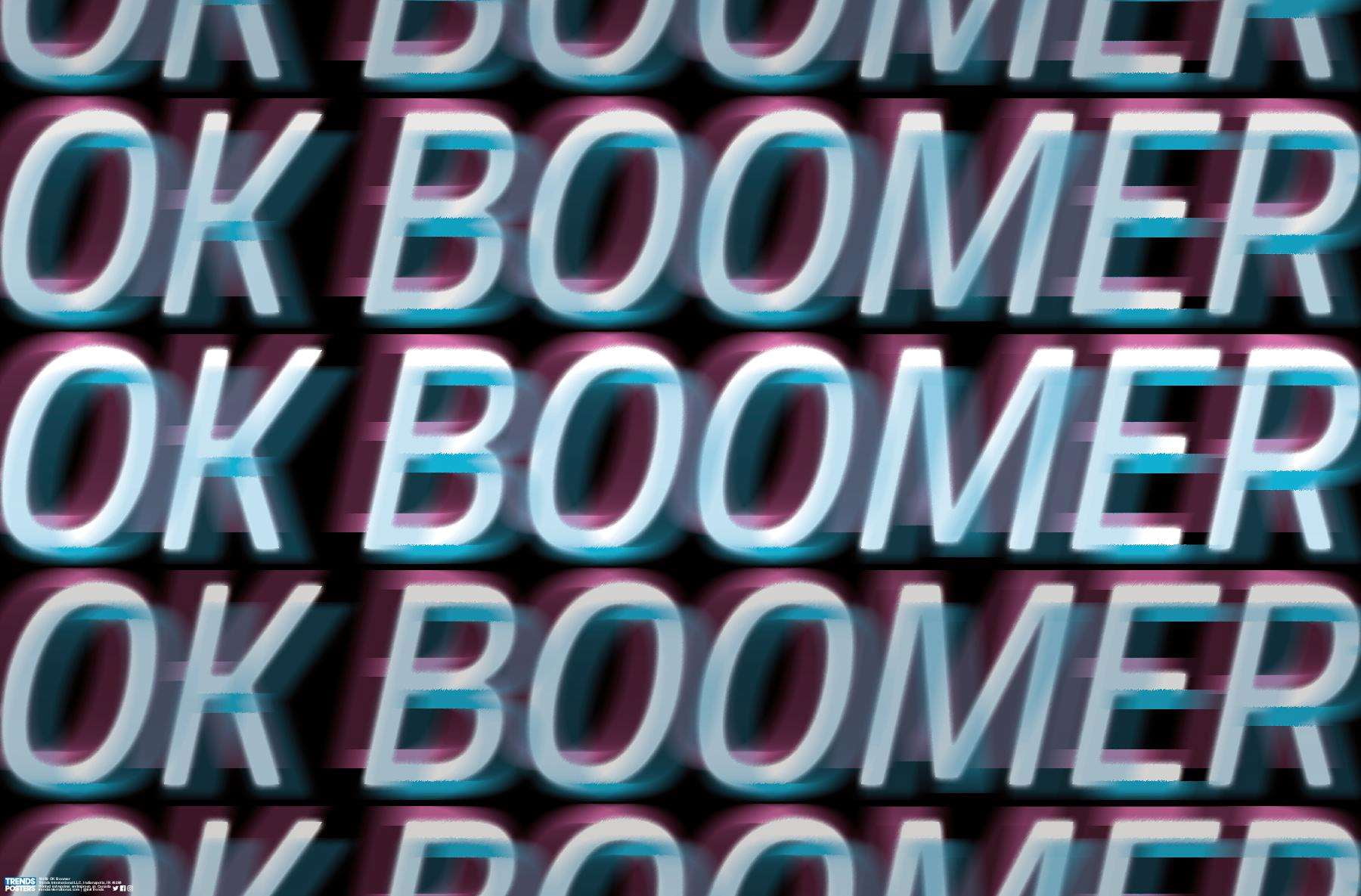 Ok Boomer Wall Poster, 22.375" x 34" - Walmart.com