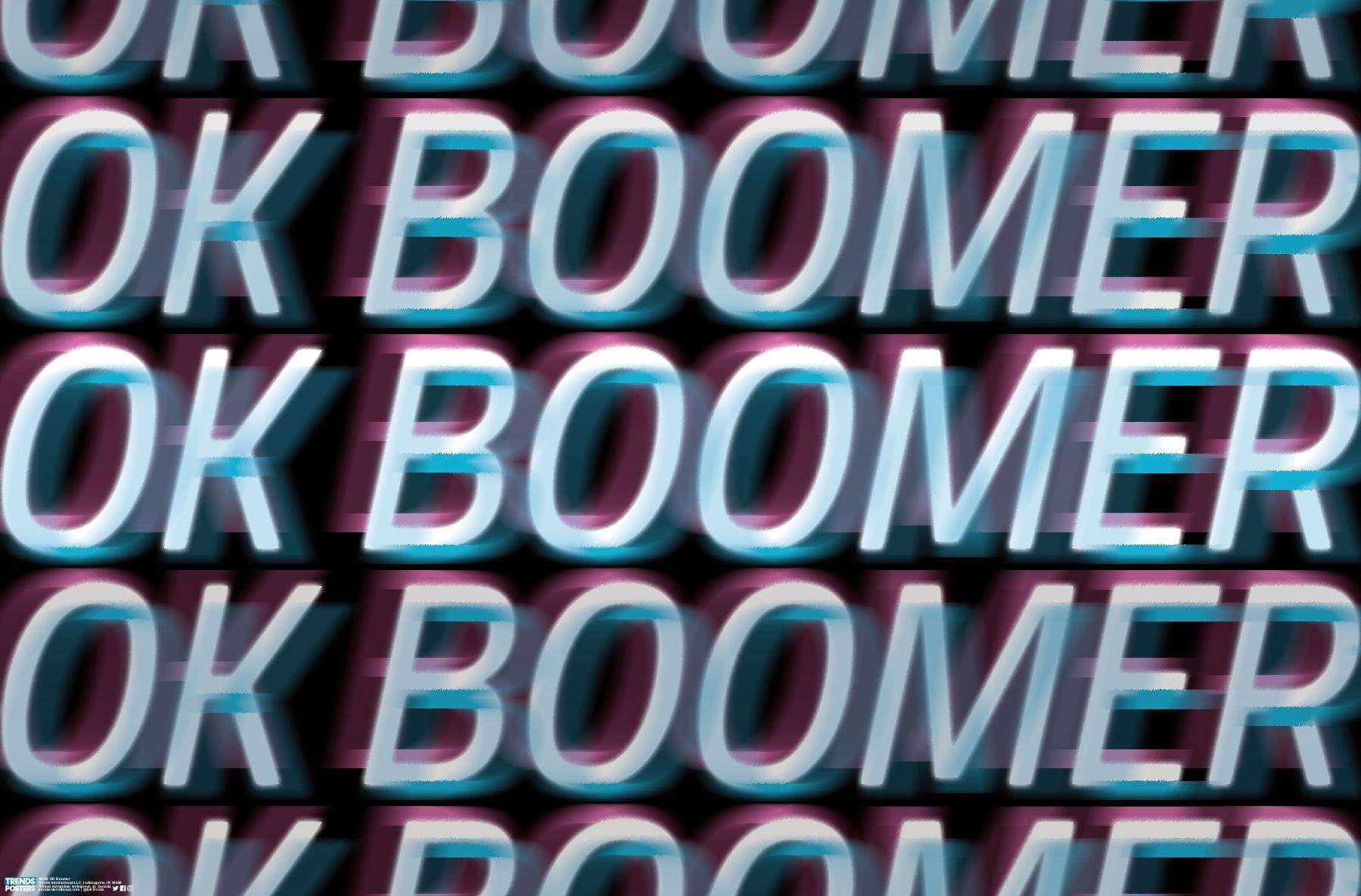Ok Boomer Wall Poster, 22.375" x 34" - Walmart.com