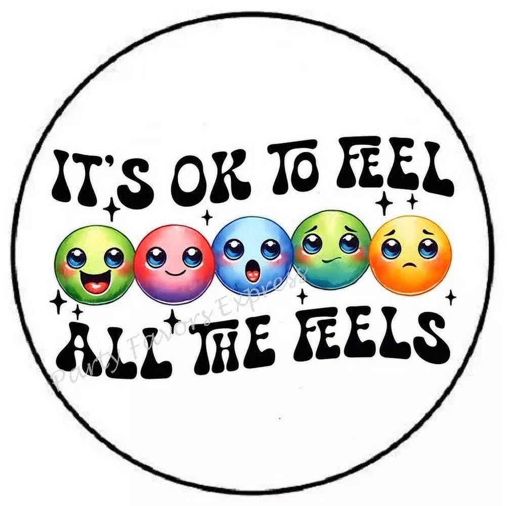 It'S Ok To Feel All The Feels Sticker Party Favors Sticker Envelope ...