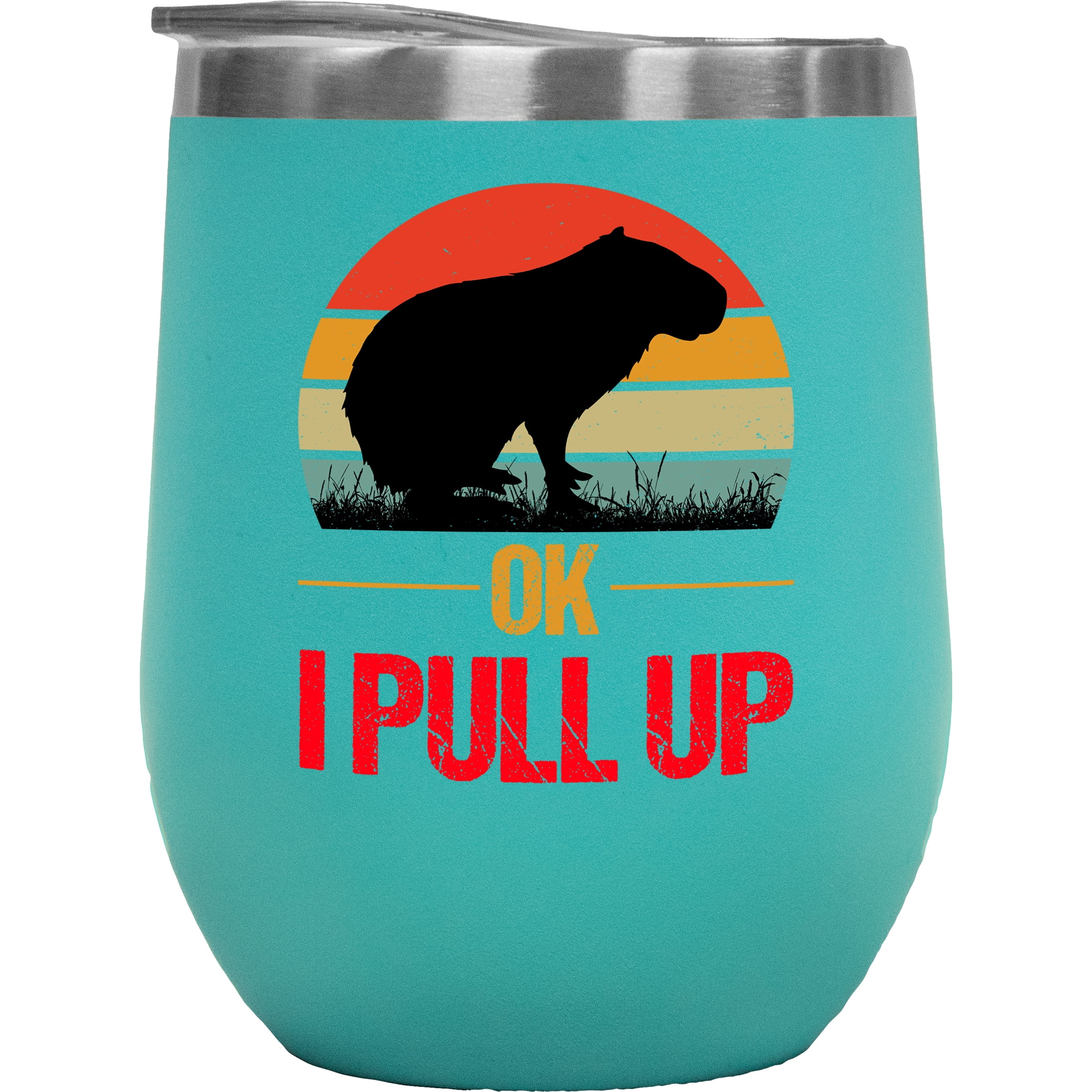 Ok I Pull Up - Funny Meme Inspired, Lover of Capybaras Themed, Mint ...