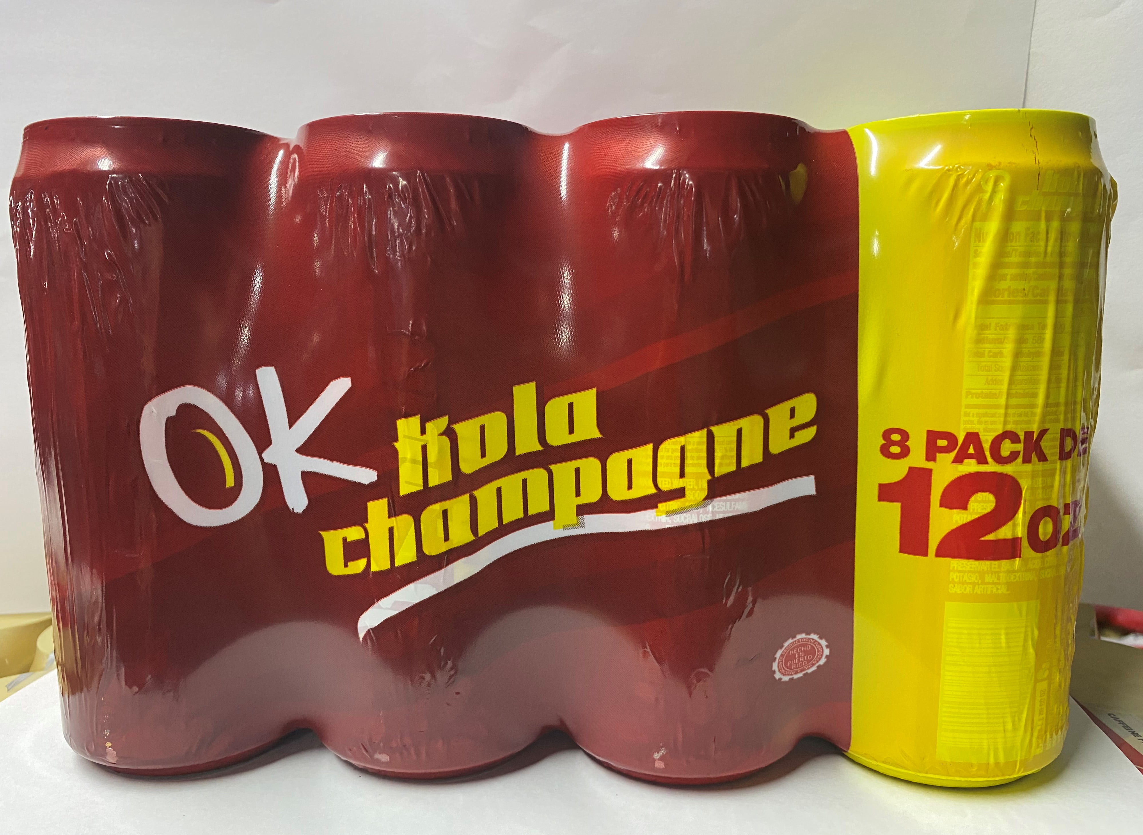 Ok Kola Champagne, Soft Drink, 8 Pack, 12 fl oz - Walmart.com