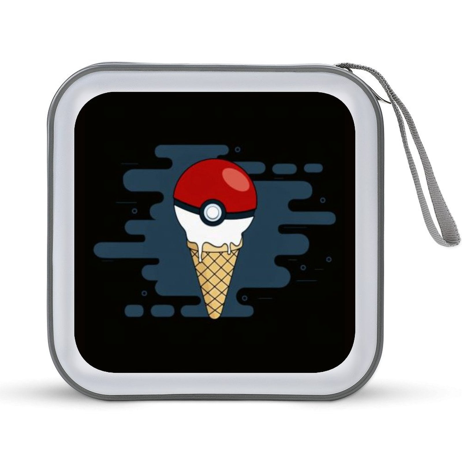 Okémon - Pokeball Pikachu Ice Cream 40 Capacity CD Cases, Large DVD/VCD ...