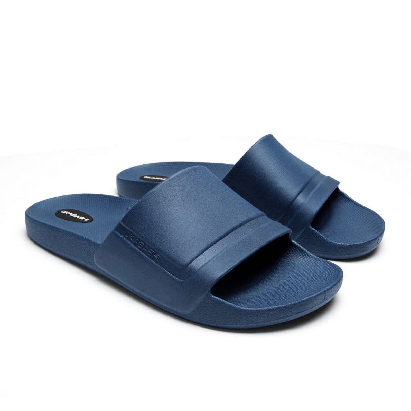 Okabashi Coast Men's Slide Sandals-Navy-10 - Walmart.com