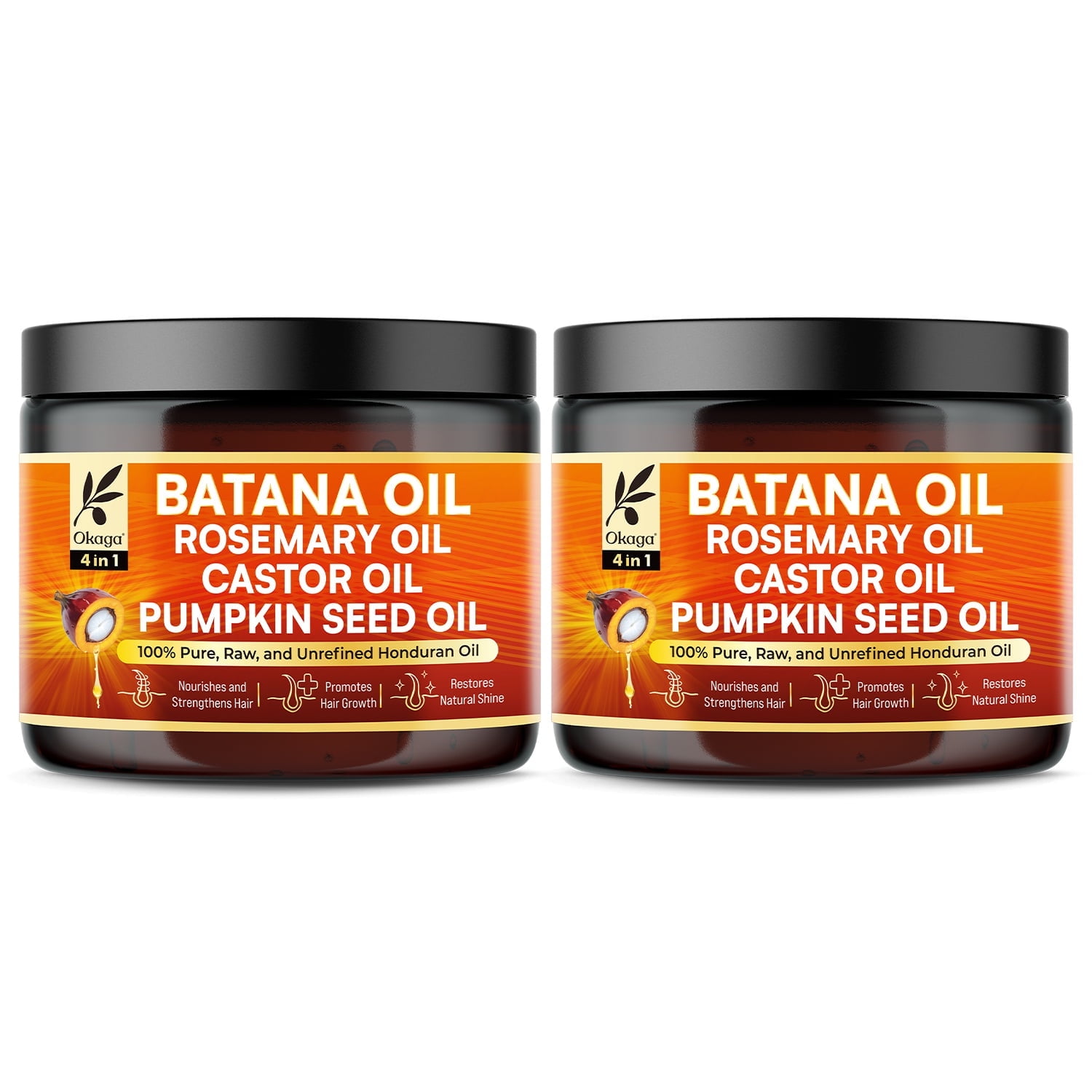 Okaga Batana Oil for Hair Growth, All-in-One Blend with Batana ...