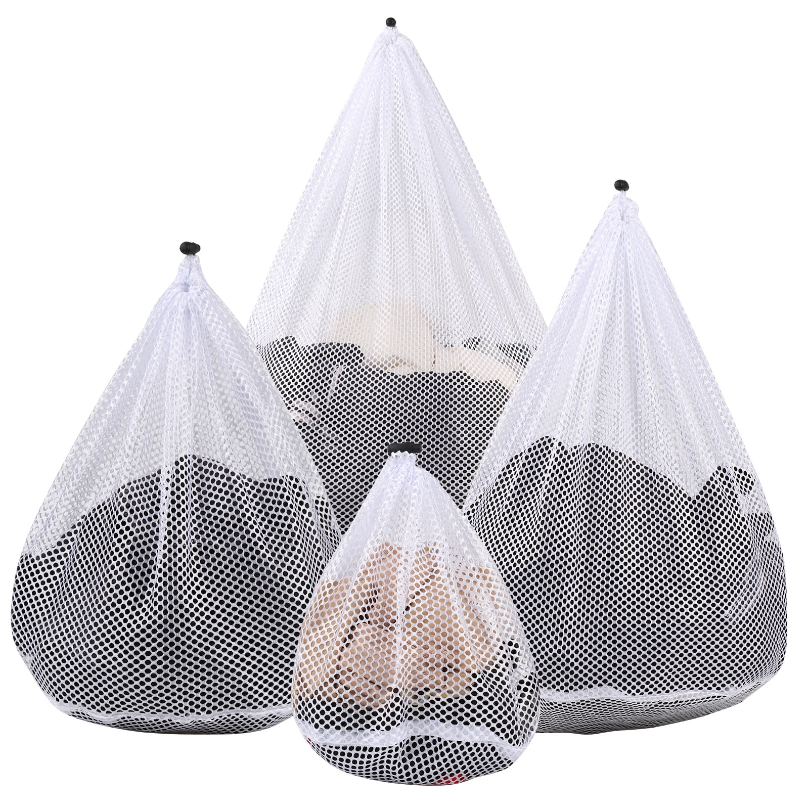 Okaka 4Pcs XL Mesh Laundry Bags, Delicate Wash for Clothes, Lingerie ...
