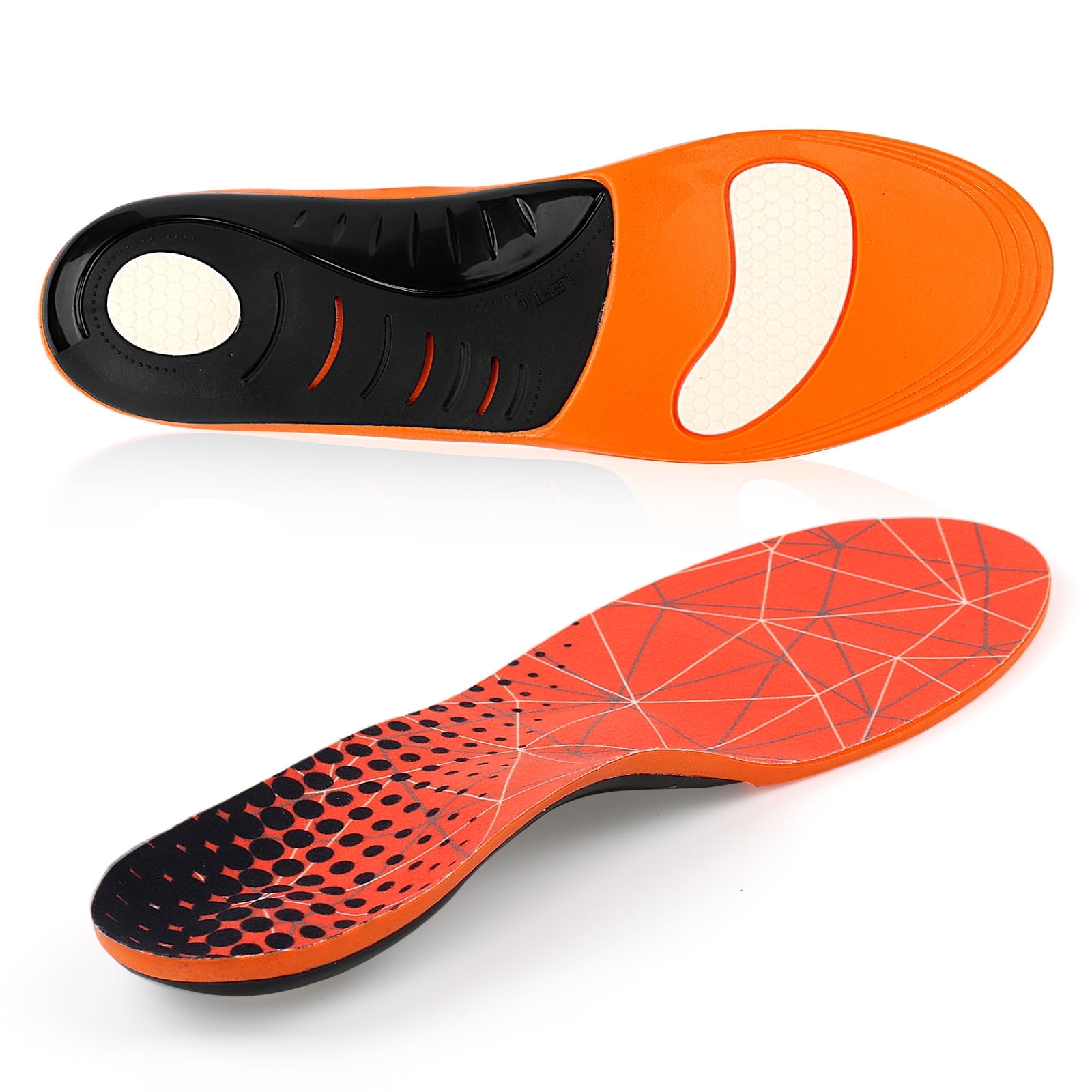 Okaka Pain Relief Insole Orthotic Shoe Inserts with Arch Support Shock ...