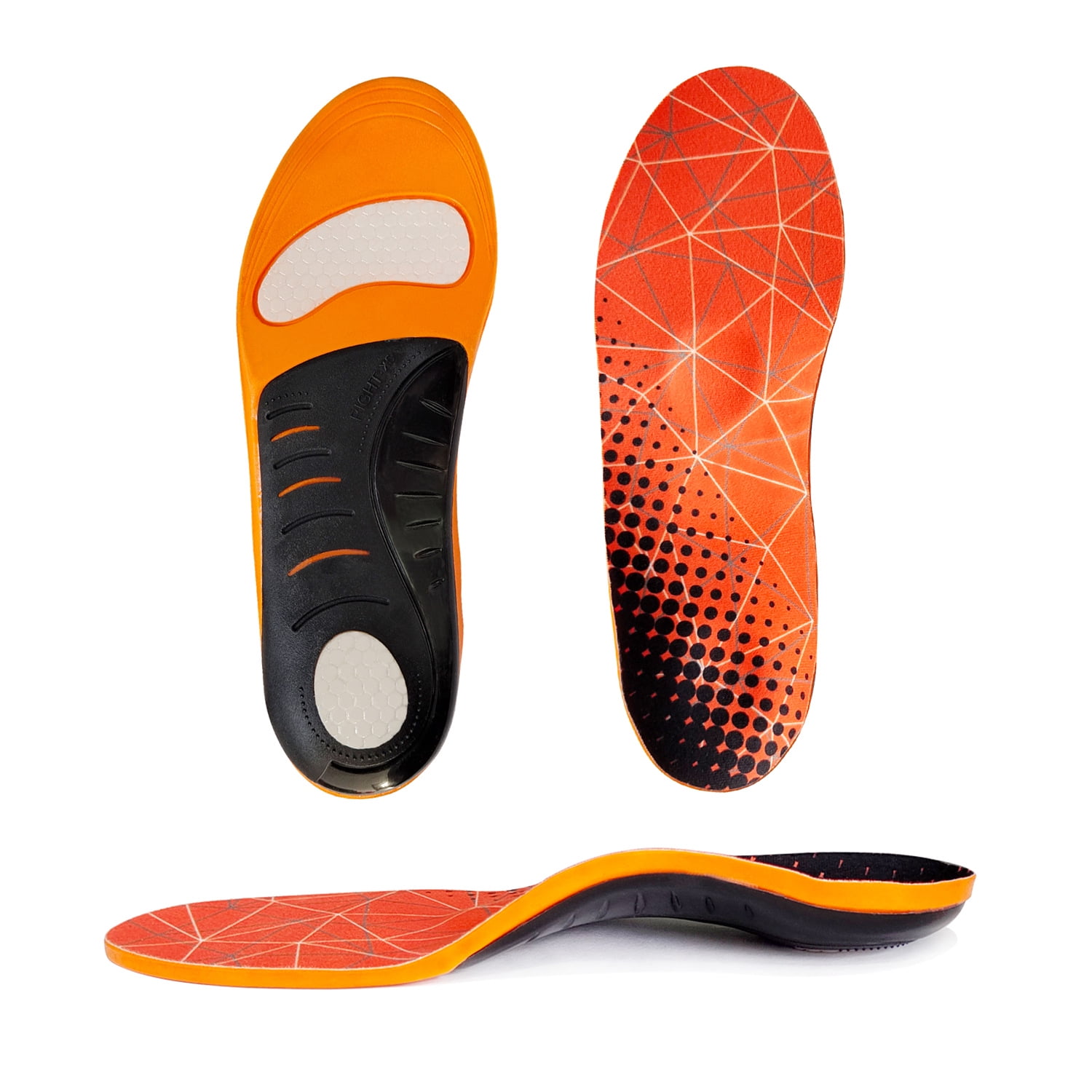 Okaka Pain Relief Insole Arch Support Orthotics Insoles for Plantar ...