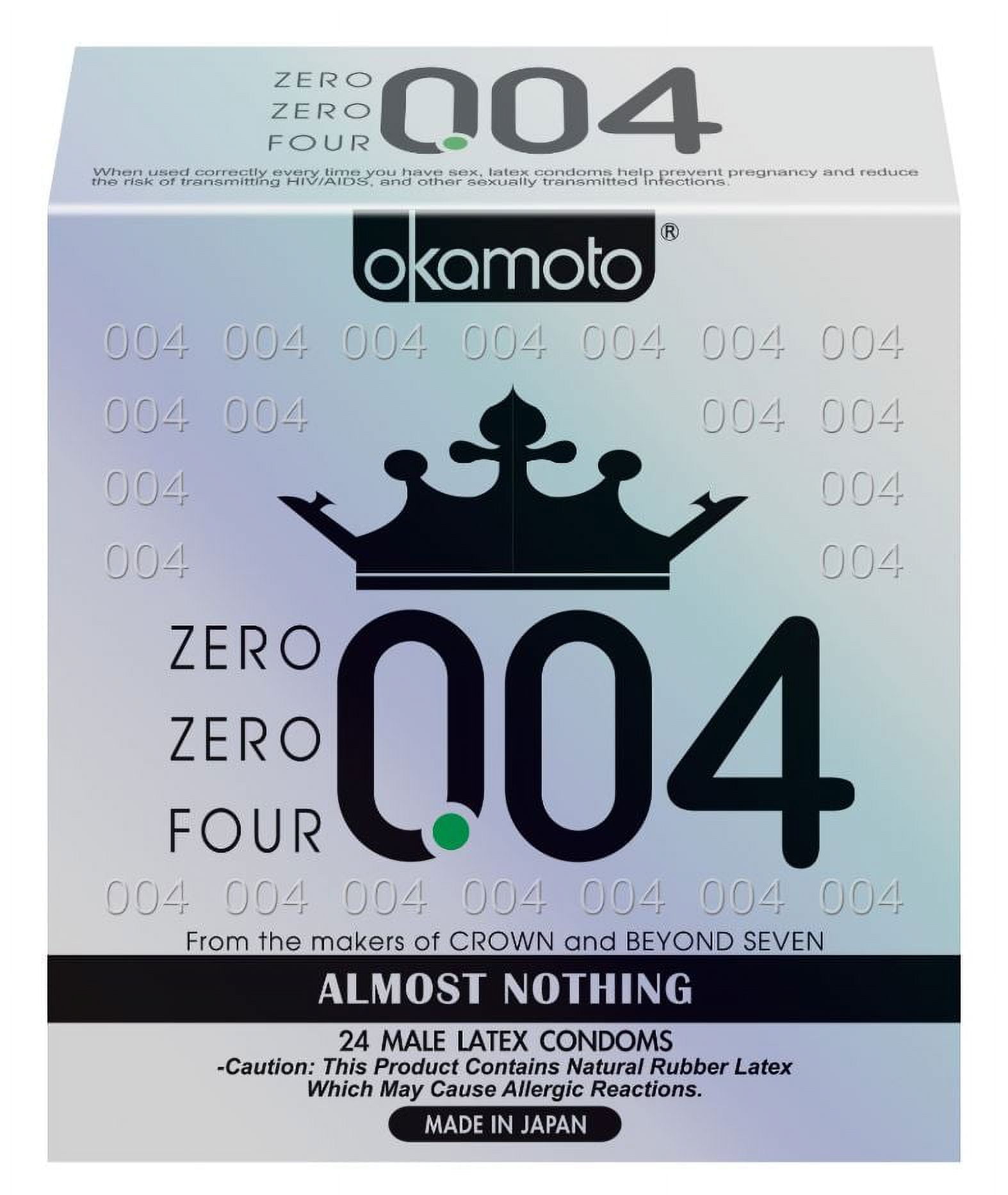 Okamoto 004 Skin Snug Fit Premium Quality Condom 24ct - Walmart ...