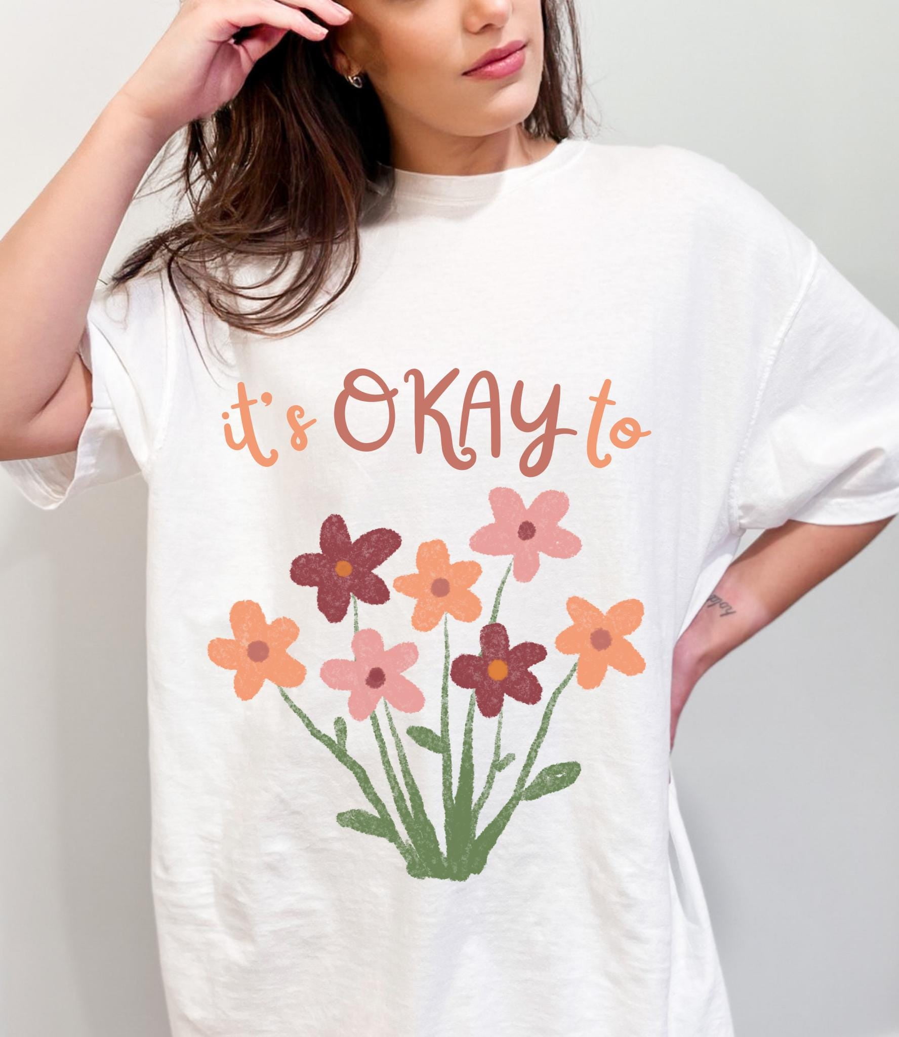 It'S Okay To Boho Floral Png, Flowers Png, Motivational Png ...