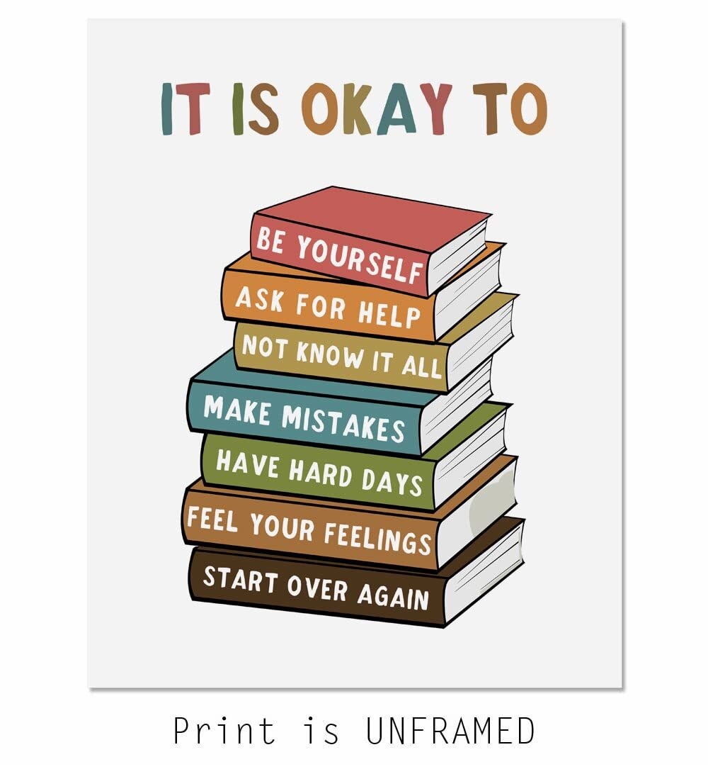 It Is Okay To Feel, Boho Classroom Decor, My Feelings, Classroom Poster ...