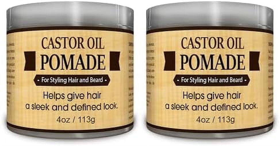Okay-MEN Castor Oil Beard and Hair Pomade for Men - Castor Oil Pomade ...