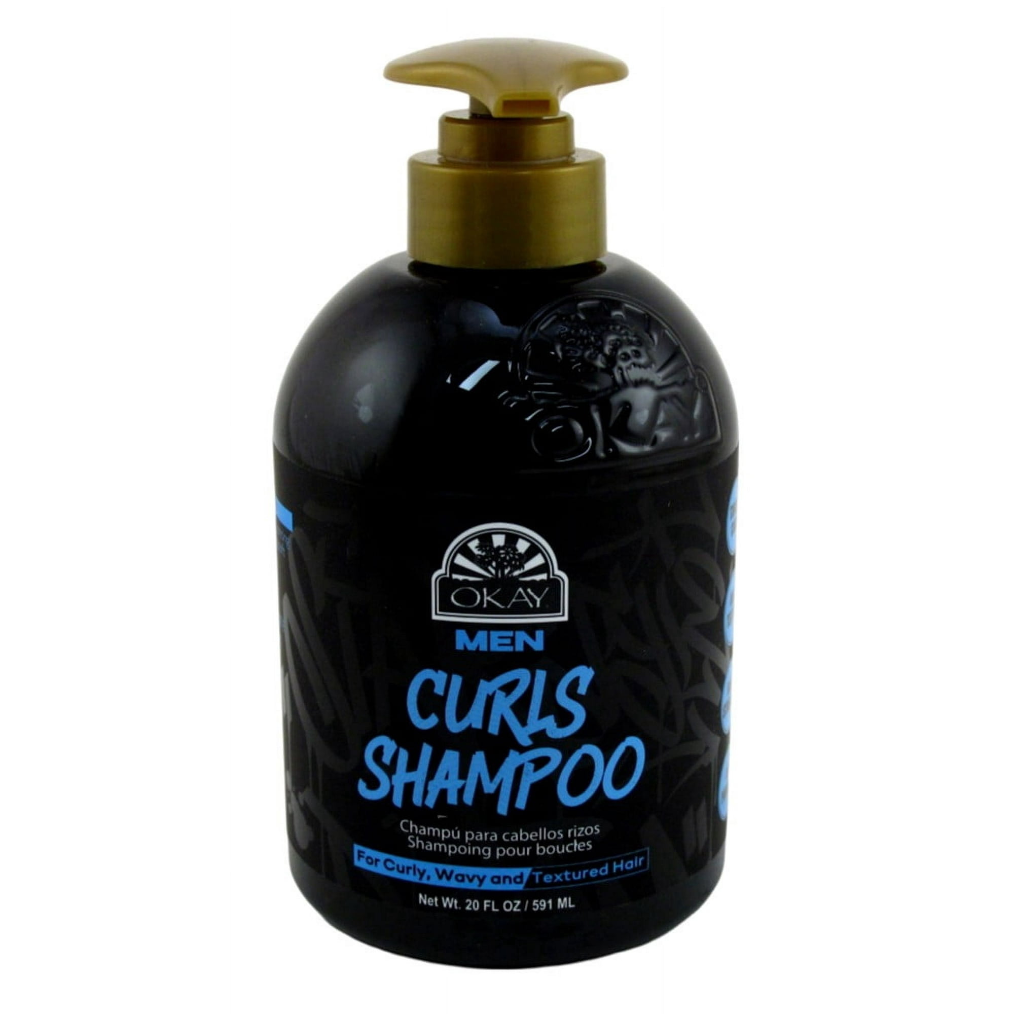 Okay Men Curls Shampoo For Curly, Wavy and Textured Hair, 20 Oz ...