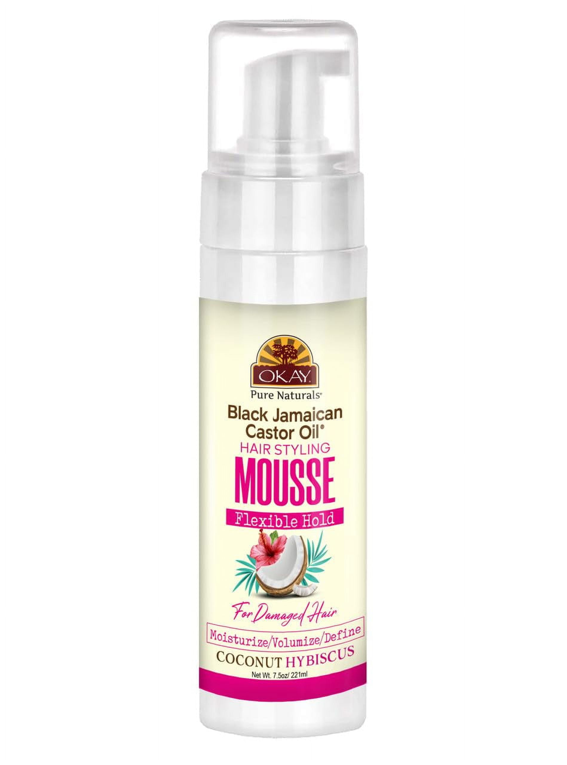 Okay Mousse Flexible Hold Coconut Hibiscus for Damaged Hair, 7.5 oz ... Okay Mousse Flexible Hold Coconut Hibiscus for Damaged Hair, 7.5 oz ...