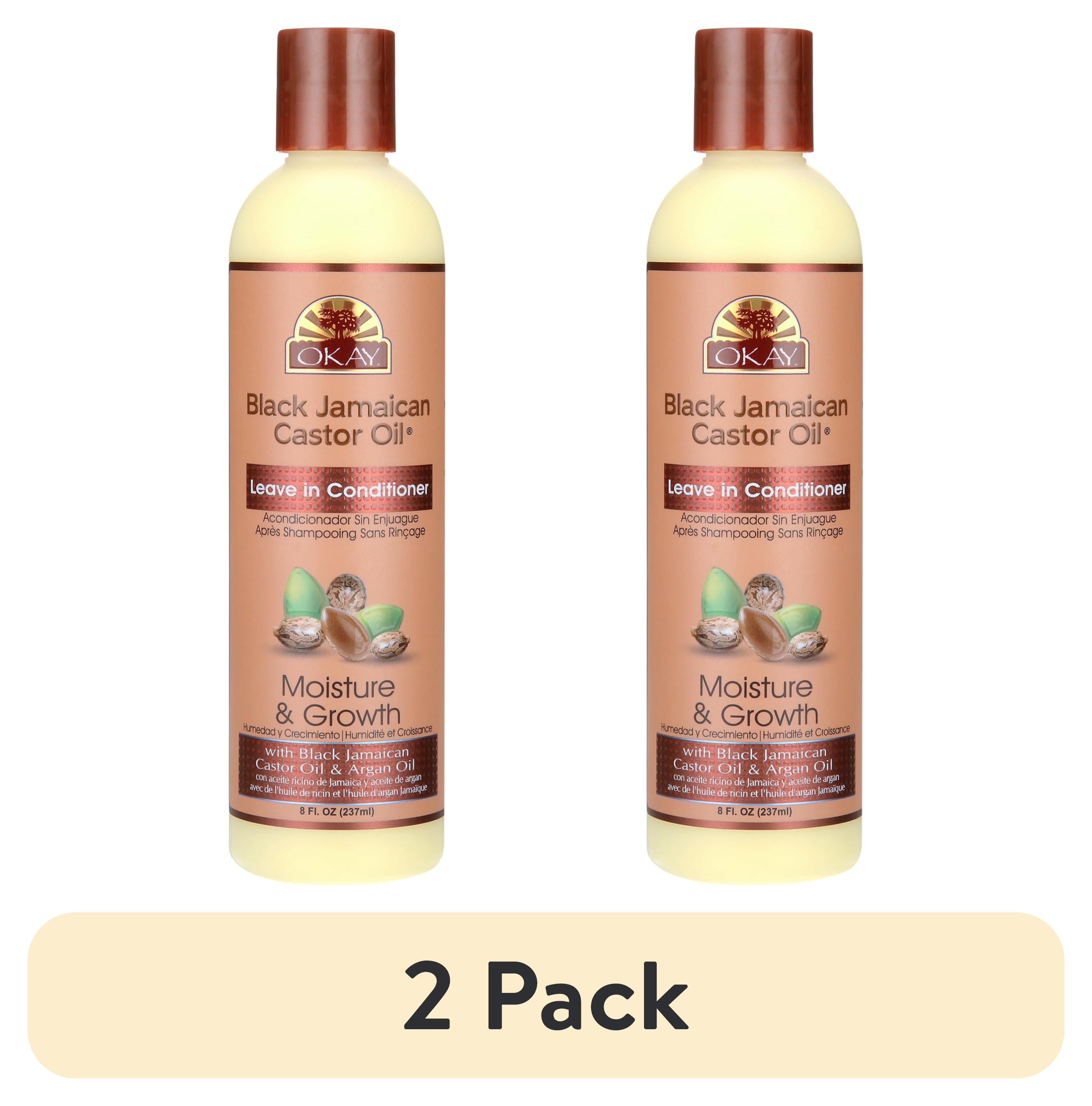 (2 pack) Okay Pure Naturals Black Jamaican Castor Oil Leave In ...