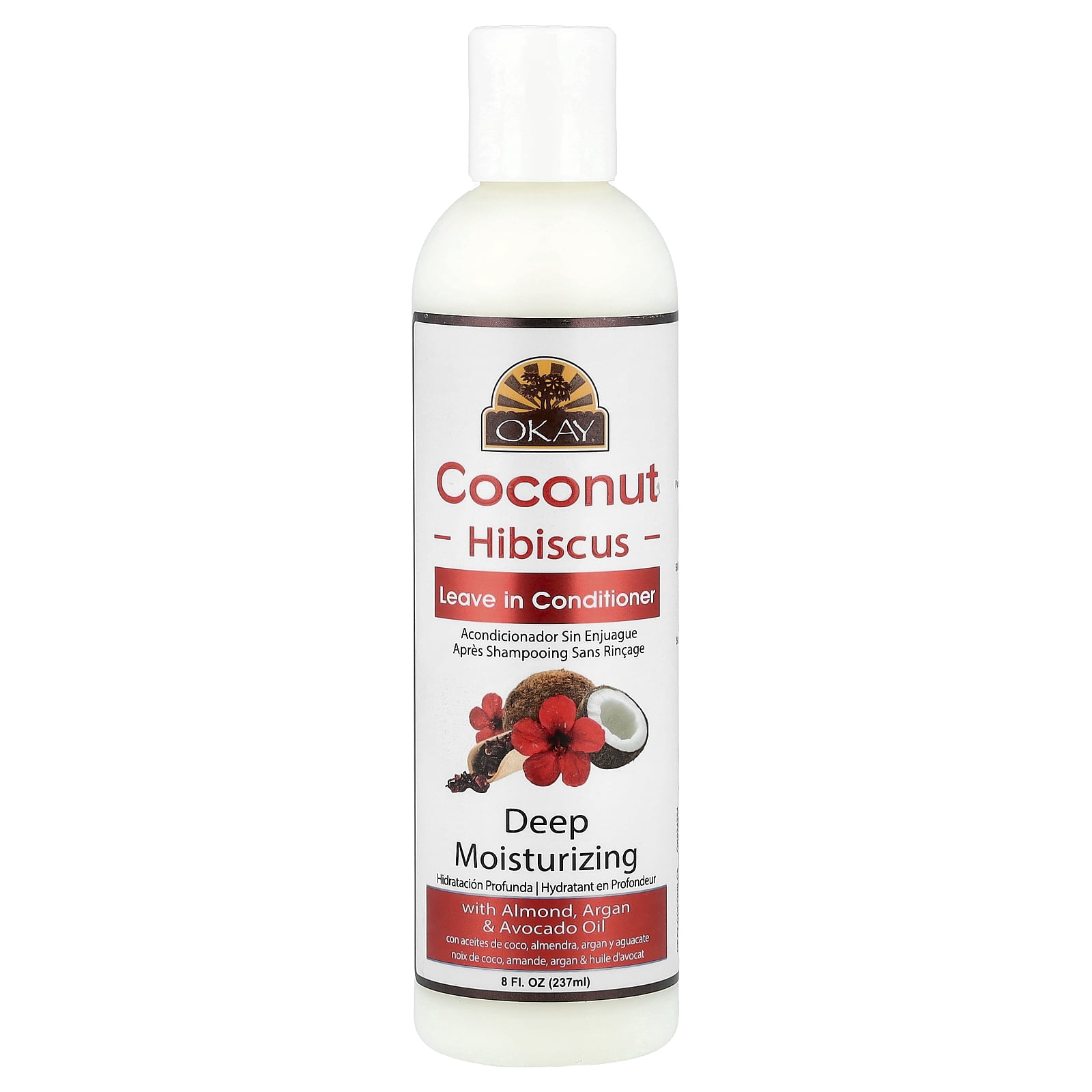 Okay Pure Naturals Deep Moisturizing Leave in Conditioner, Coconut ...
