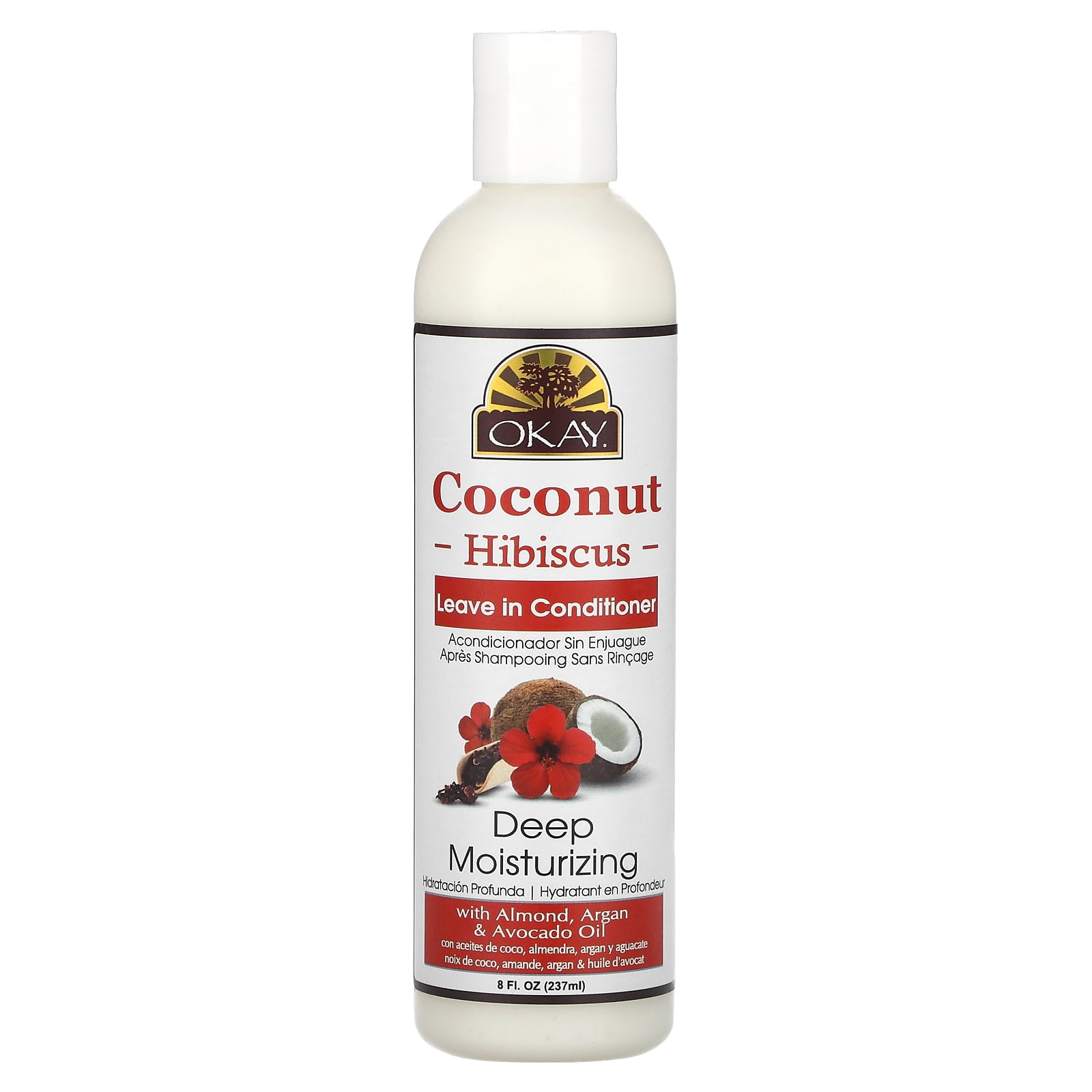 Okay Pure Naturals Deep Moisturizing Leave in Conditioner, Coconut ...