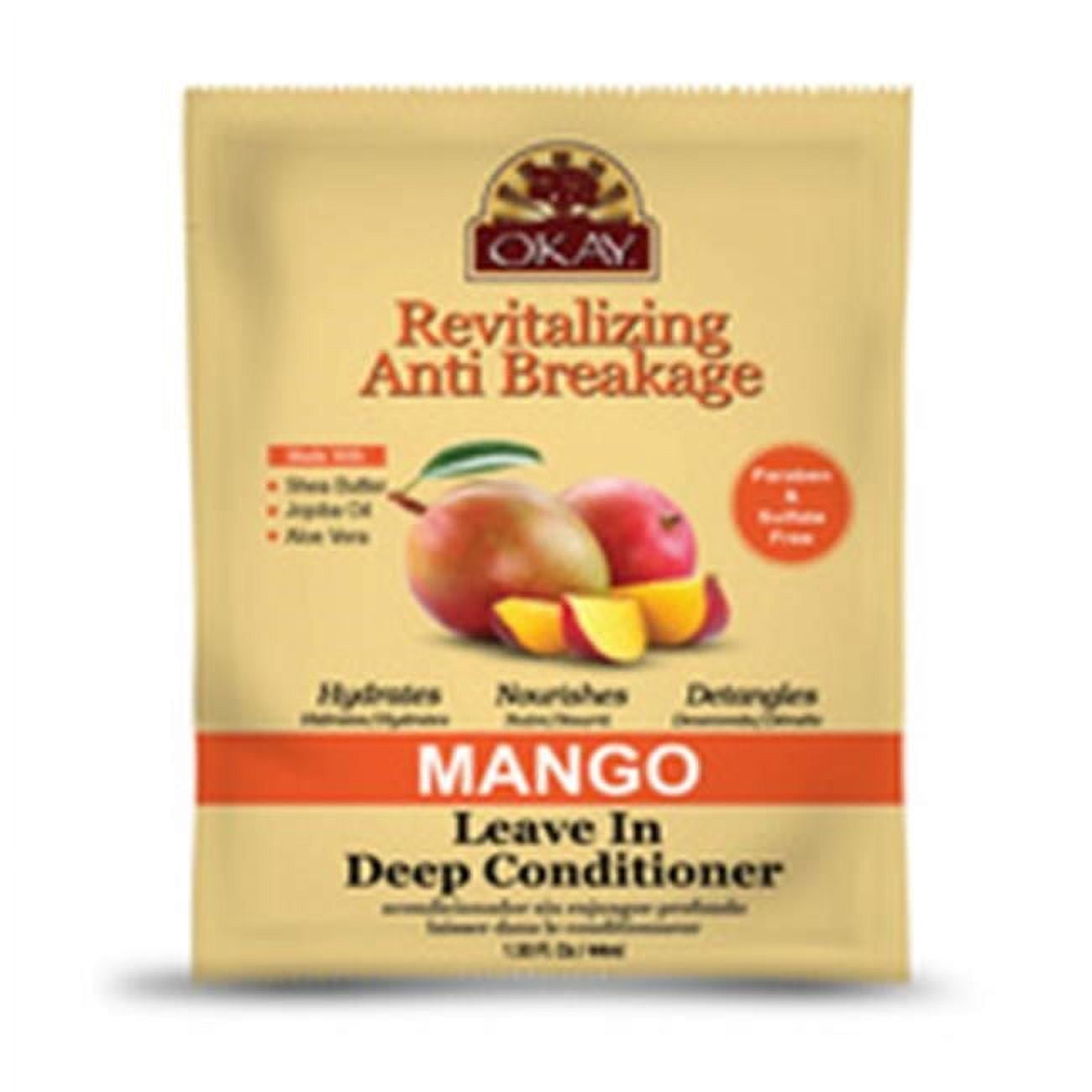 Okay Revitalizing Anti Breakage Mango Leave In Deep Hair Conditioner, 1 ...