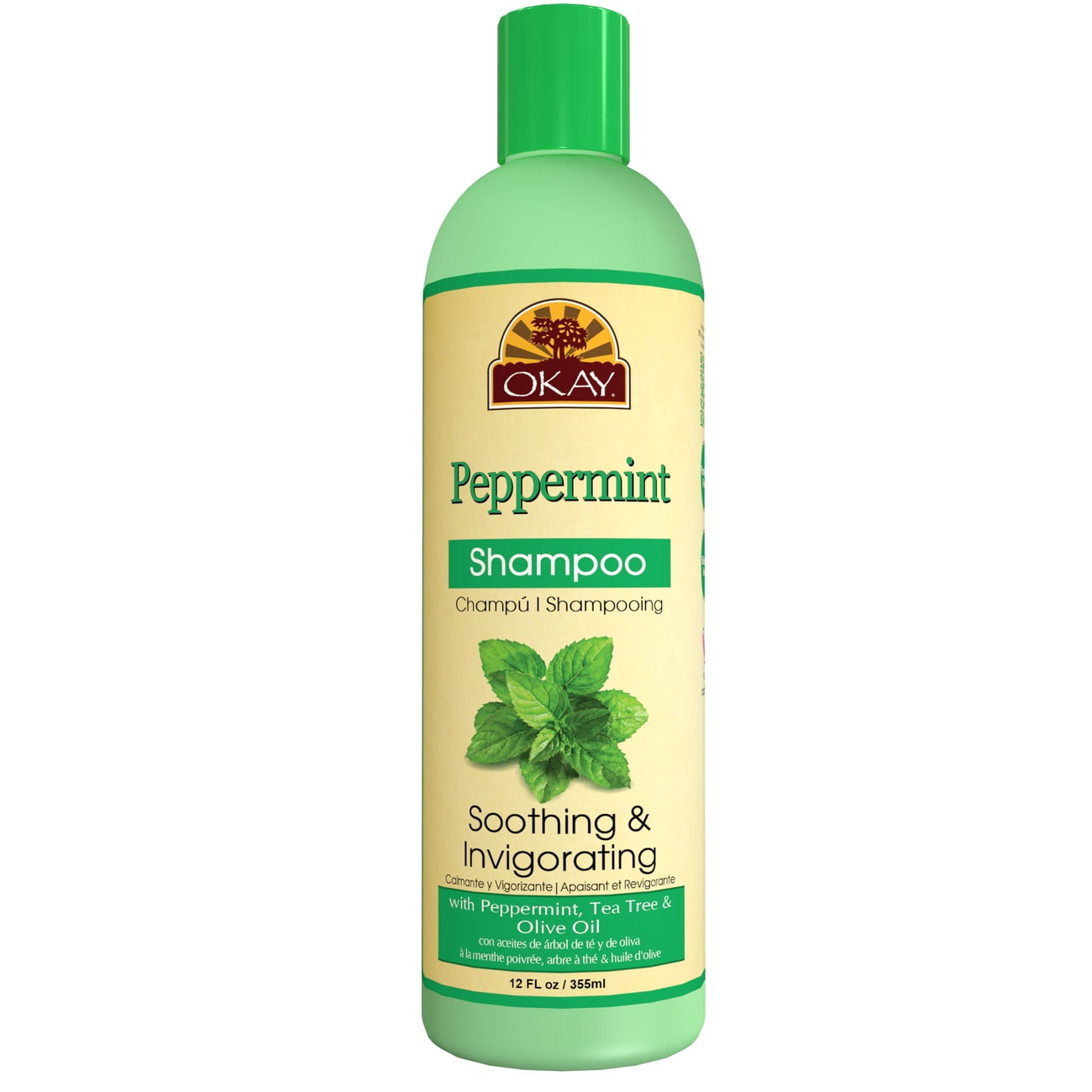 Okay Soothing and Invigorating Peppermint Shampoo, 12 Oz - Walmart.com
