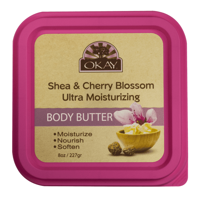 Okay Ultra Moisturizing Body Butter, Shea & Cherry Blossom, 8 Oz ...