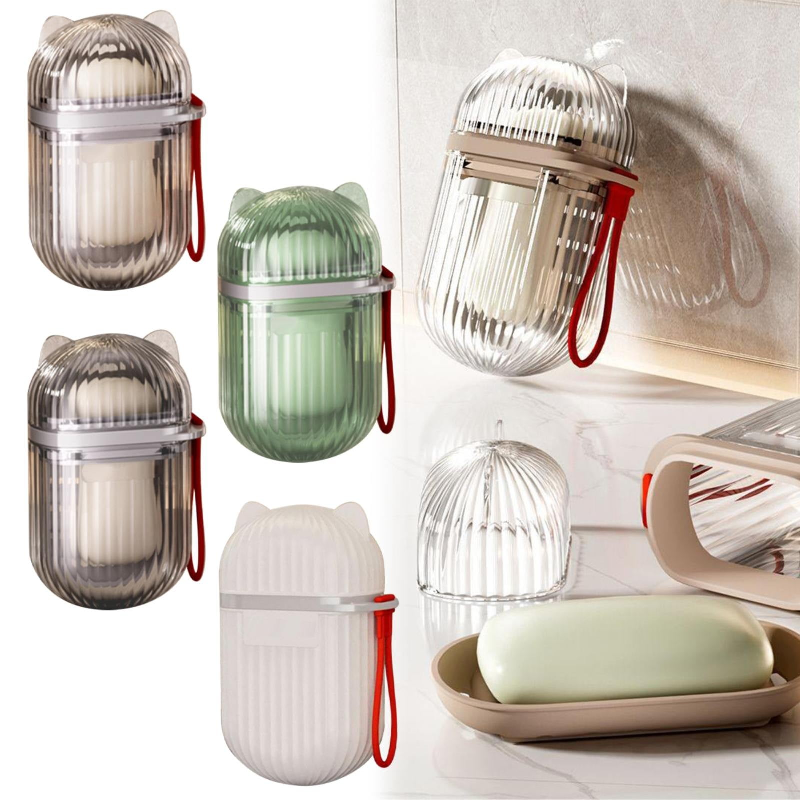 Okaydehi Travel Soap Case Portable Leak Proof Soap Holder with Lid ...