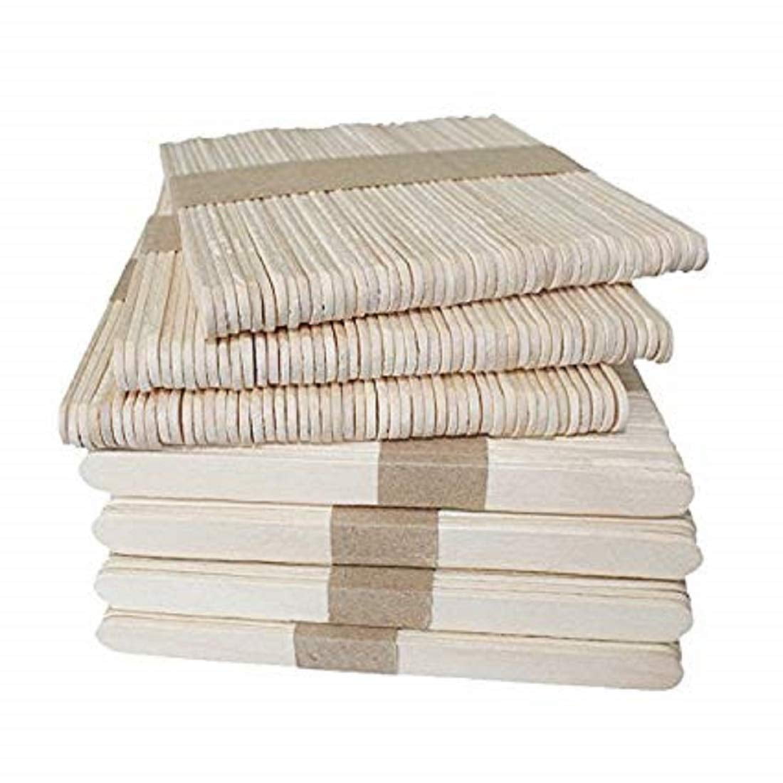 Okayji Wooden Ice Cream Sticks for DIY Crafts Project Work Popsicle ...