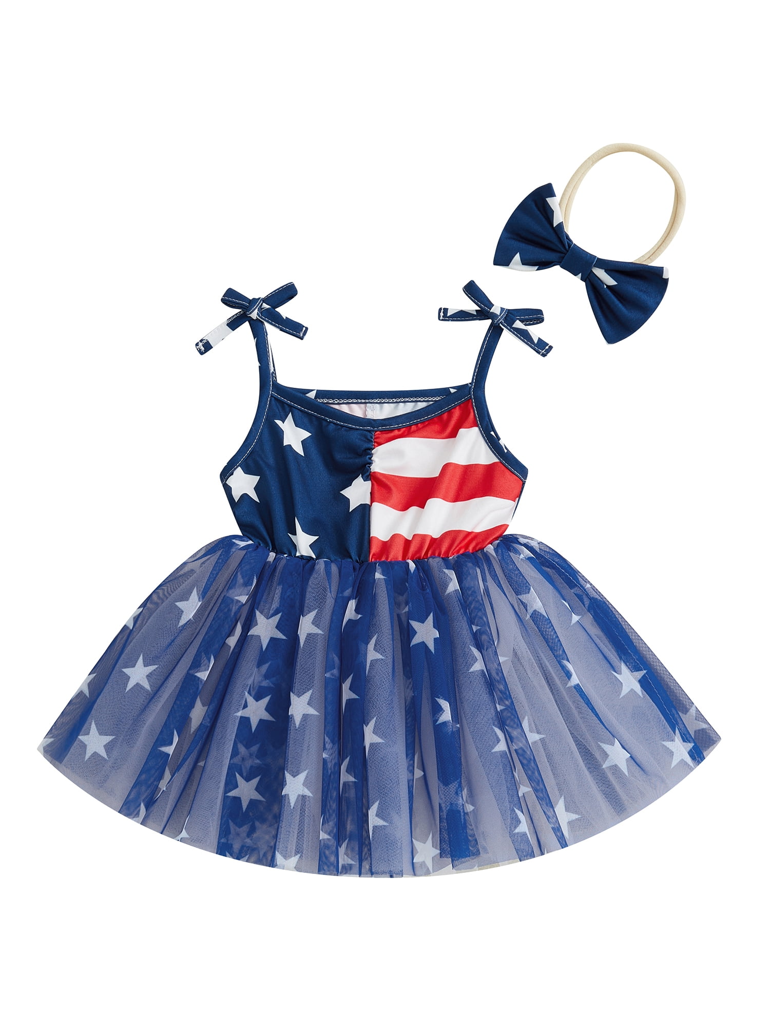 Okbabeha 4th of July Baby Girl Outfits Toddler Fourth of July Romper ...