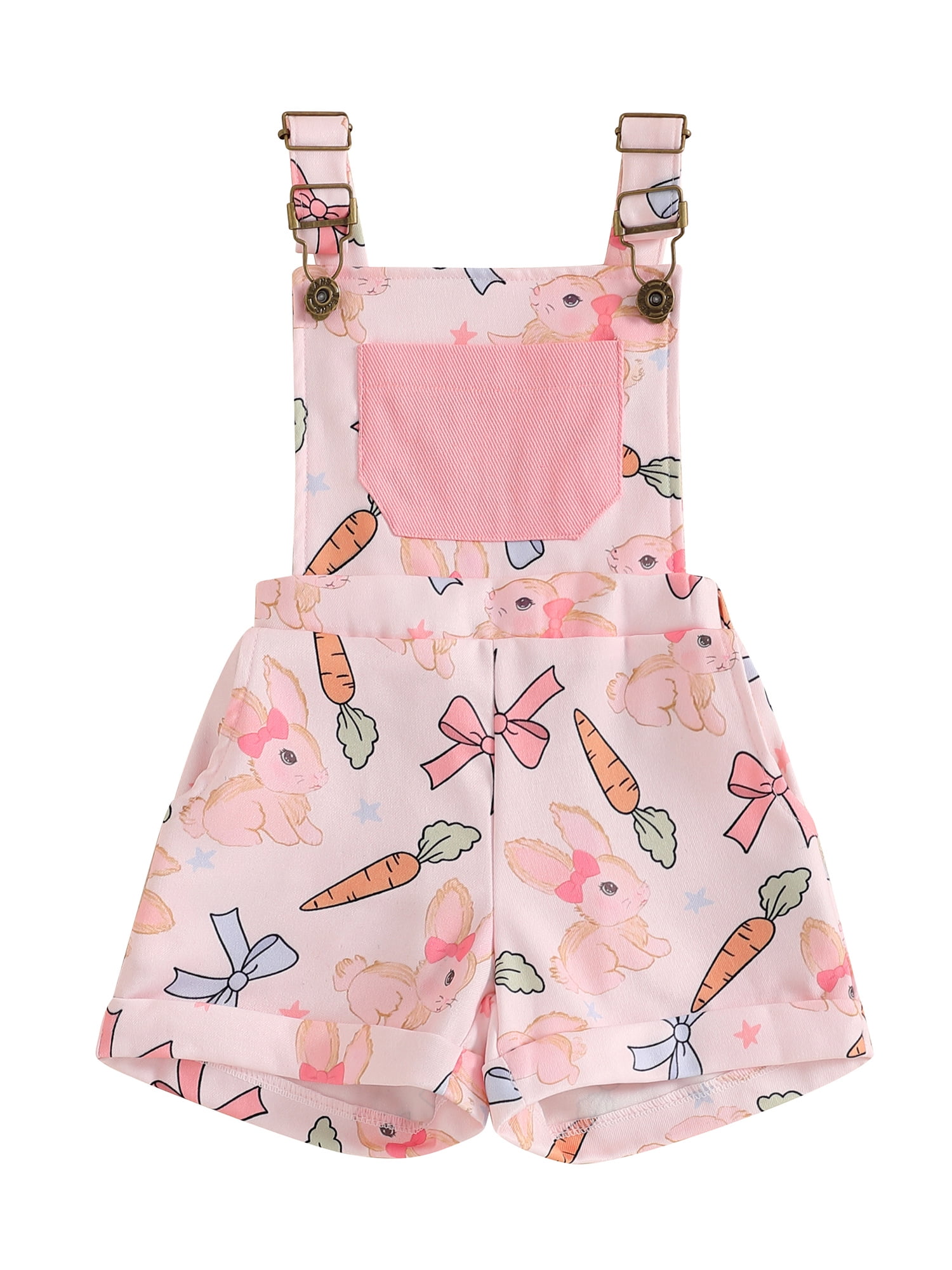 Okbabeha Baby Boy Girl Overalls Easter Outfit Rabbit Bunny Carrot Eggs ...