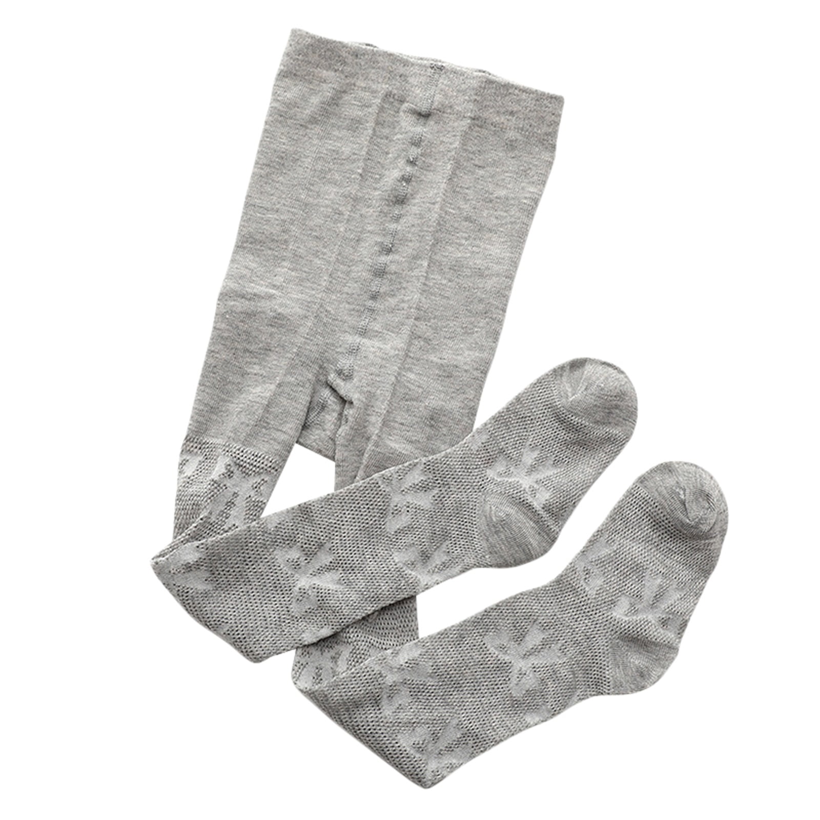 Okbabeha Kids Toddler Girls Stockings Tights Leggings Ribbed Knit ...