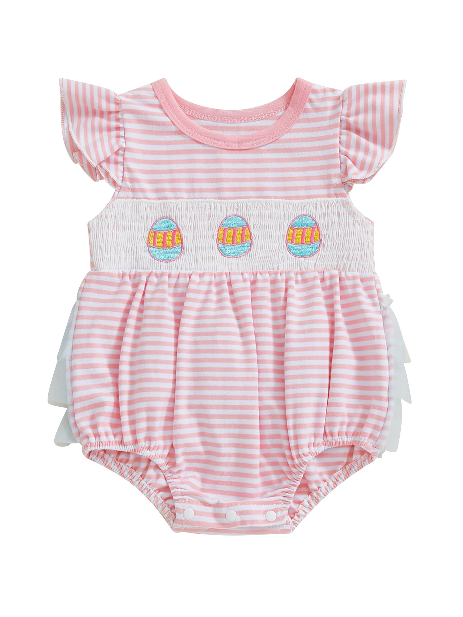Okbabeha My First Easter Baby Girl Easter Outfit Infant Short Sleeve ...