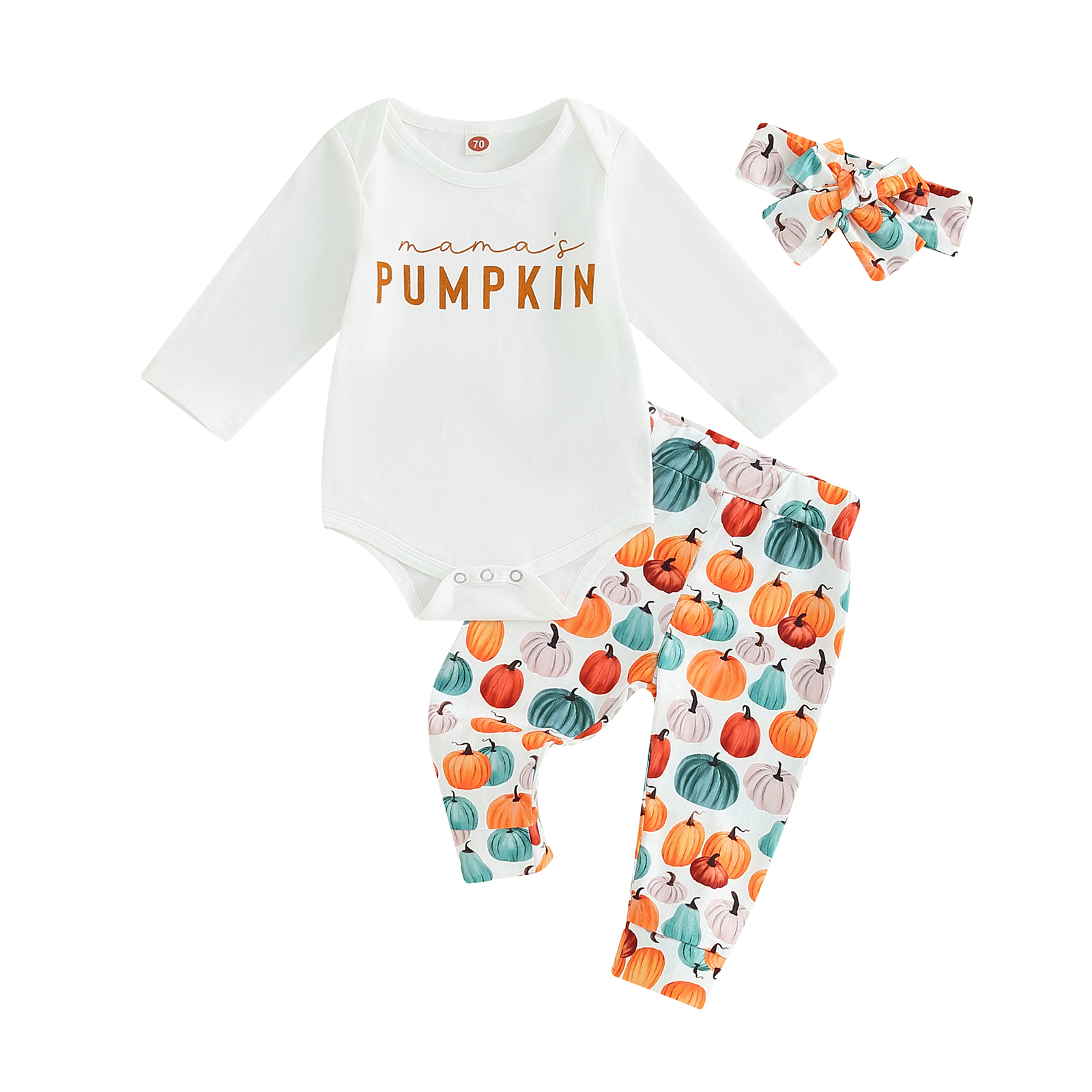 Okbabeha My First Halloween Outfits Newborn Infant Baby Girl Boy Long Sleeve Romper Onesie ...