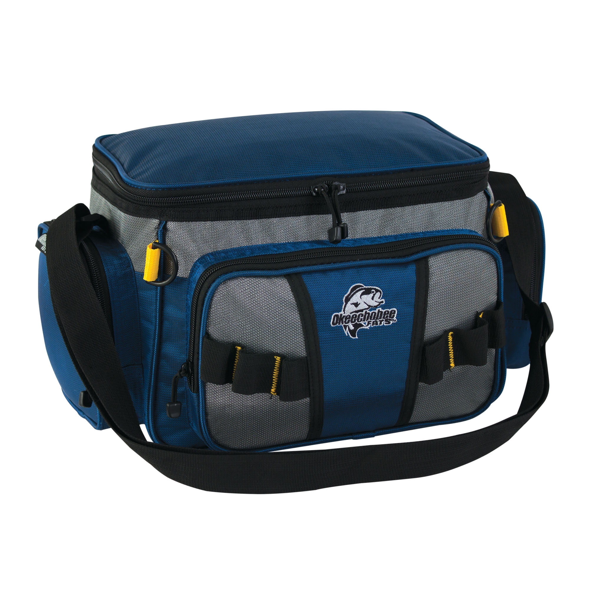 Okeechobee Fats Compact Soft-Sided Fishing Tackle Bag with 2 Utility ...