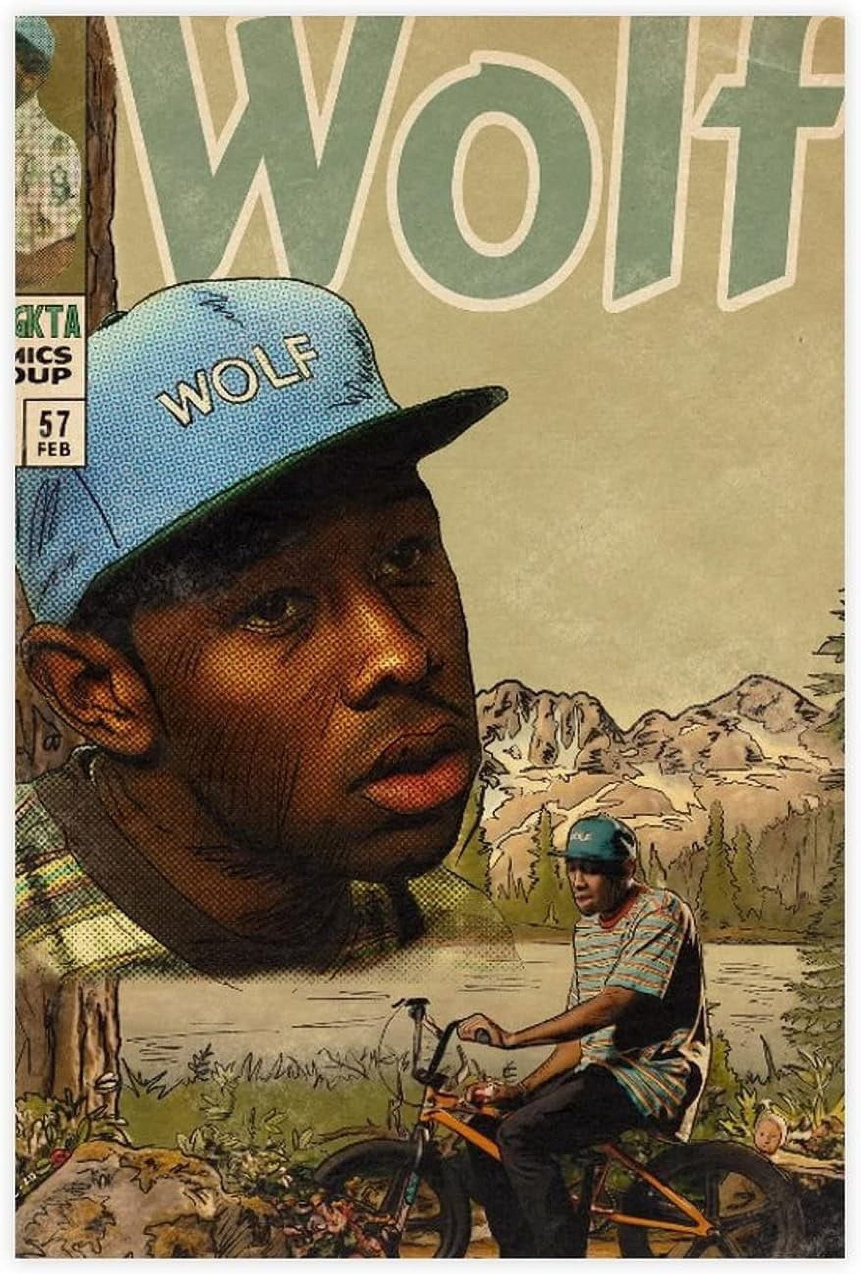 Okeymed Tyler The Creator Poster Music Wolf Album Cover Posters Canvas ...