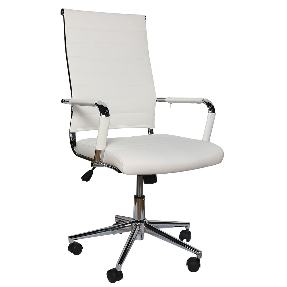 Okeysen Mid-Back Ribbed Home Office Desk Chair Upgraded Seat Ergonomic ...