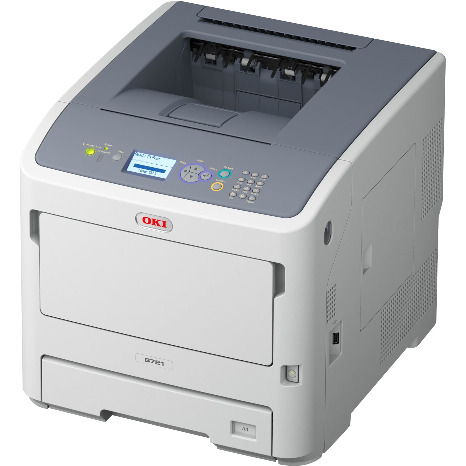 Oki B721DN Floor Standing LED Printer, Monochrome - Walmart.com