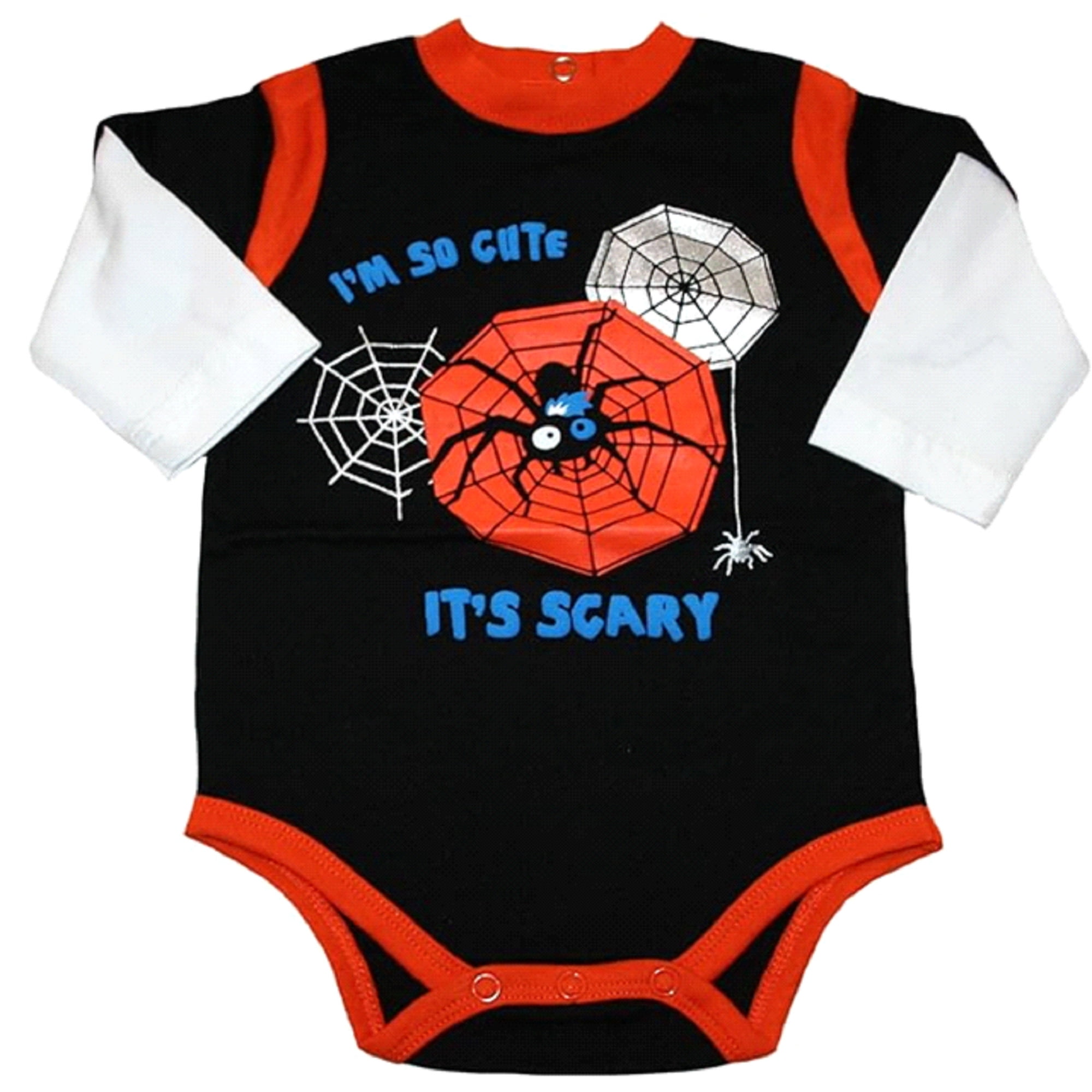 Okie Dokie Infant Baby Boy's I'm So Cute It's Scary Bodysuit (Newborn ...