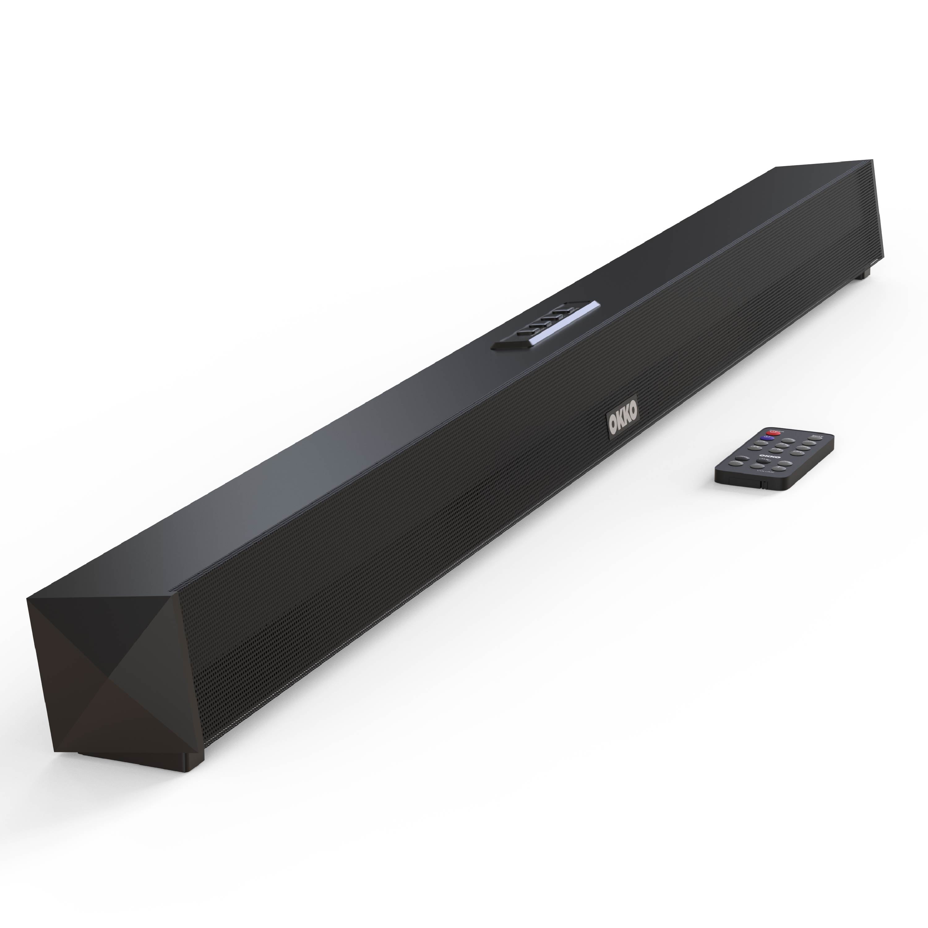 Okko ClearWave Soundbar, 37-inch Mountable Bluetooth Sound Bar Speaker ...