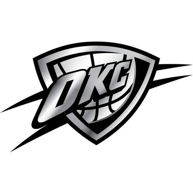 Oklahoma City Basketball Thunder Chrome Auto Car Truck Team Emblem ...
