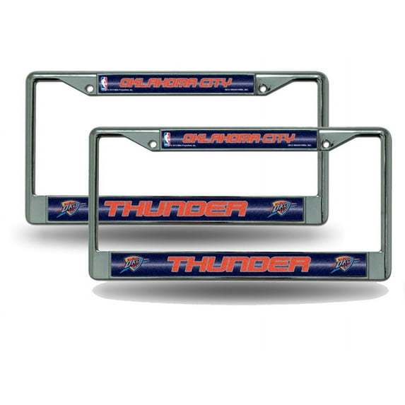 Oklahoma City-OKC-Basketball-Thunder Chrome Metal - Glitter Sparkly ...