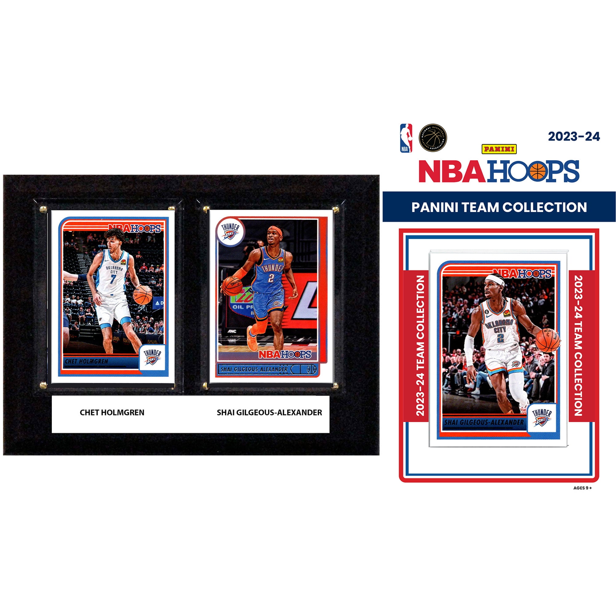 Oklahoma City Thunder 6" x 8" Player Plaque & 2023-24 Team Trading Card ...